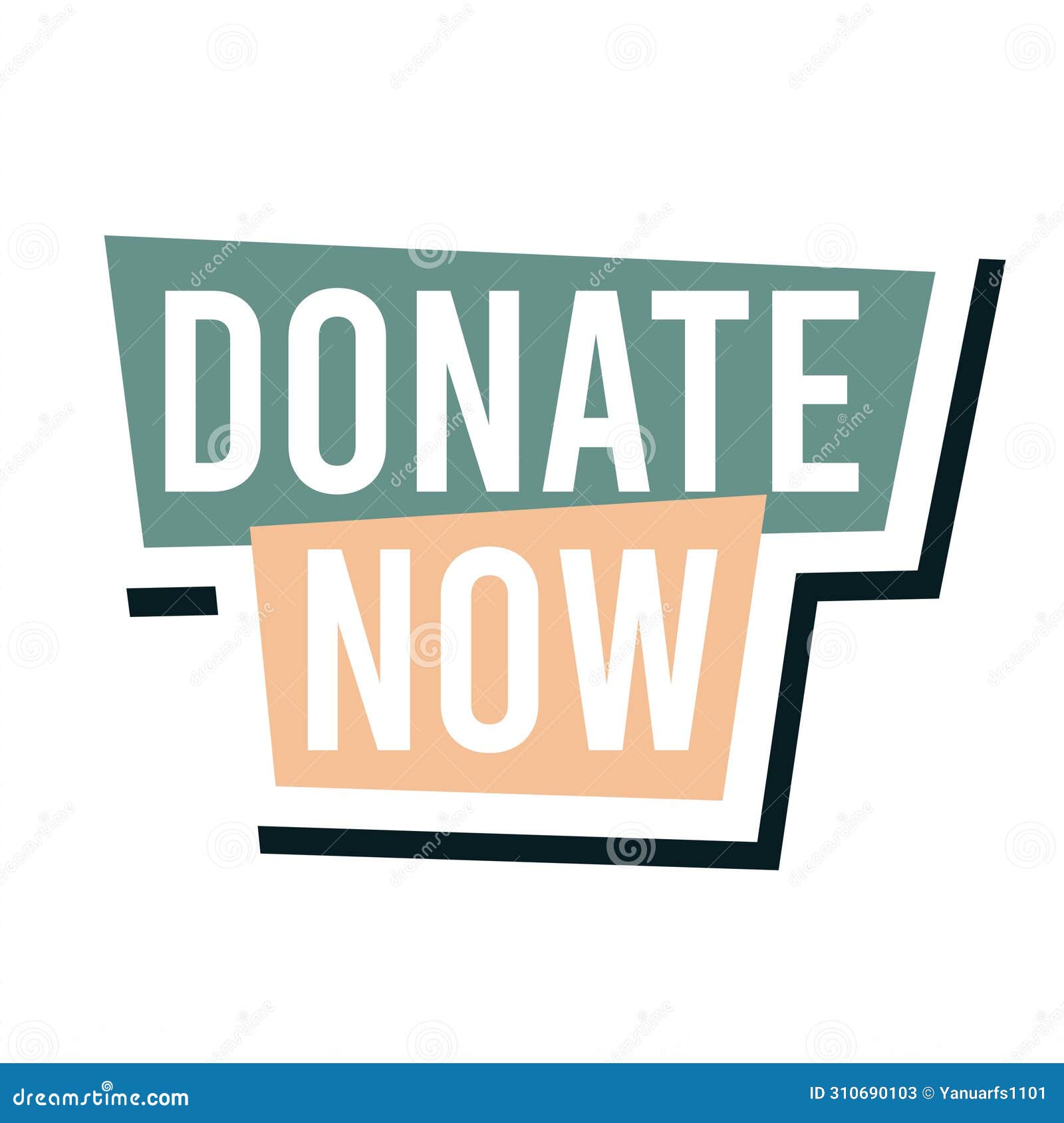 Donate Now Button Design Template Stock Vector - Illustration of concept, website: 310690103