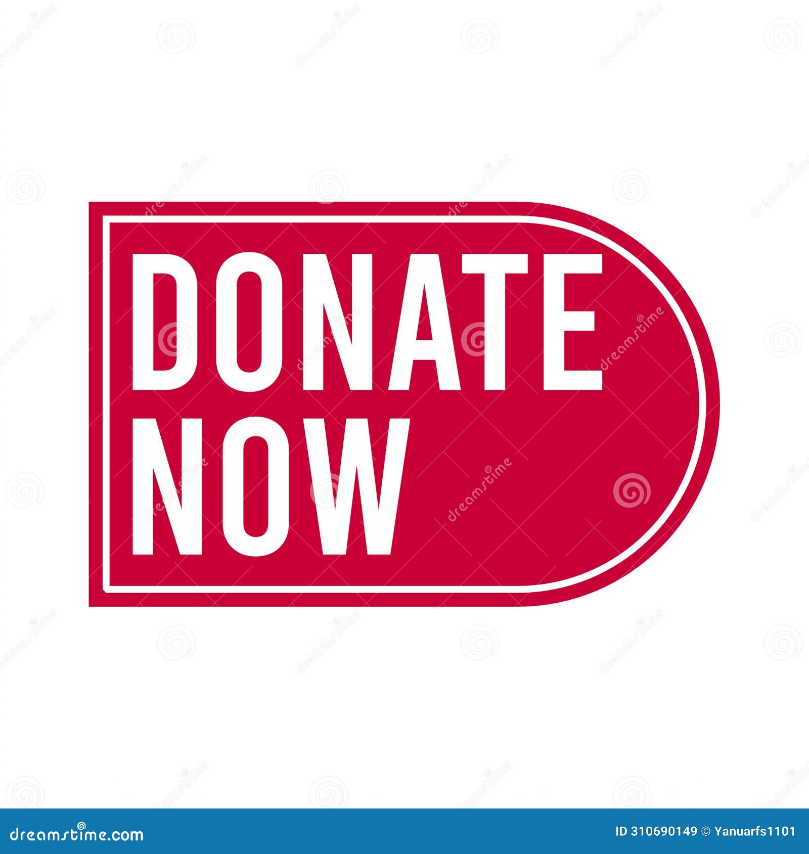 Donate Now Button Design Template Stock Vector - Illustration of give ...