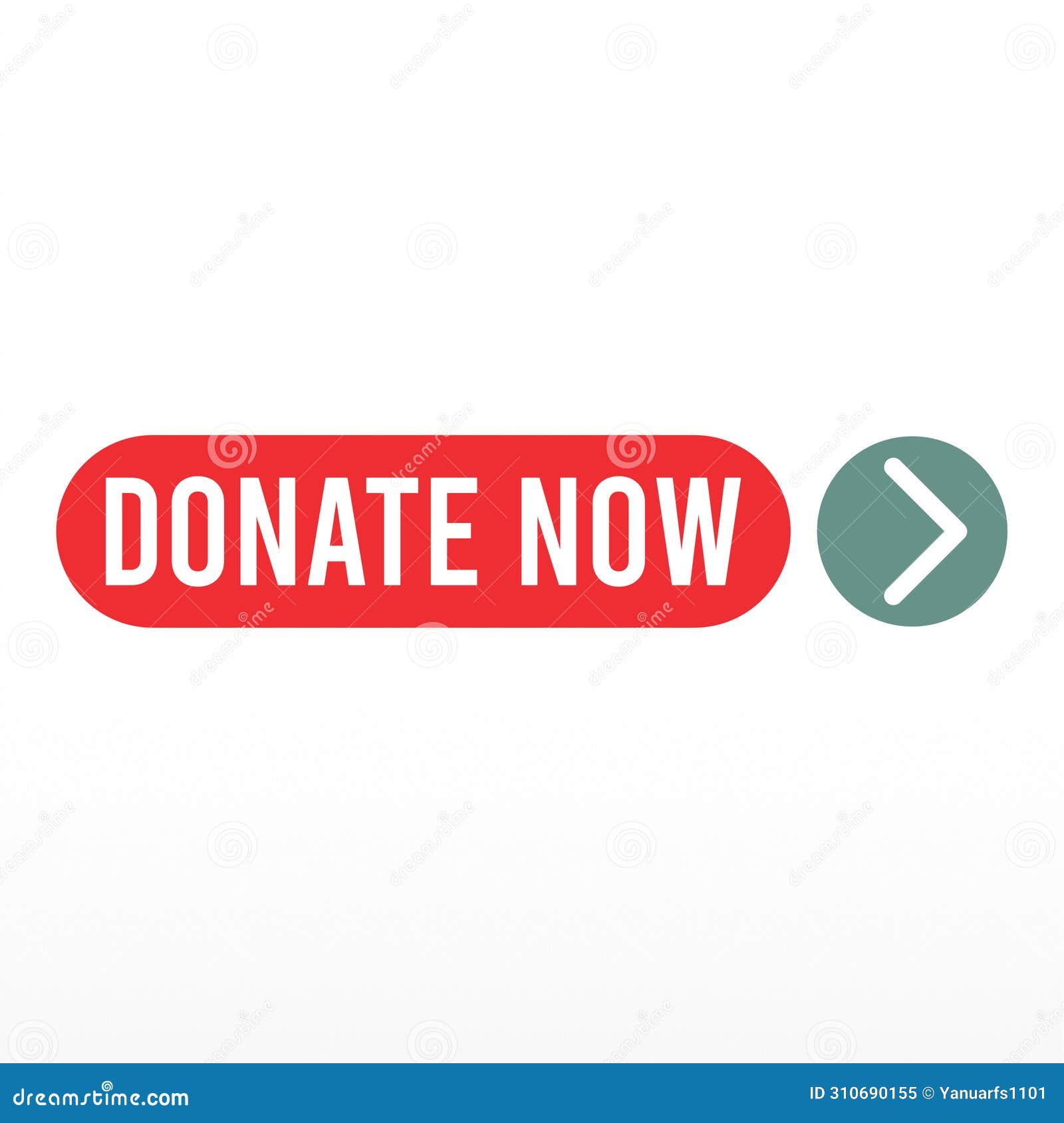Donate Now Button Design Template Stock Vector - Illustration of online, contribute: 310690155