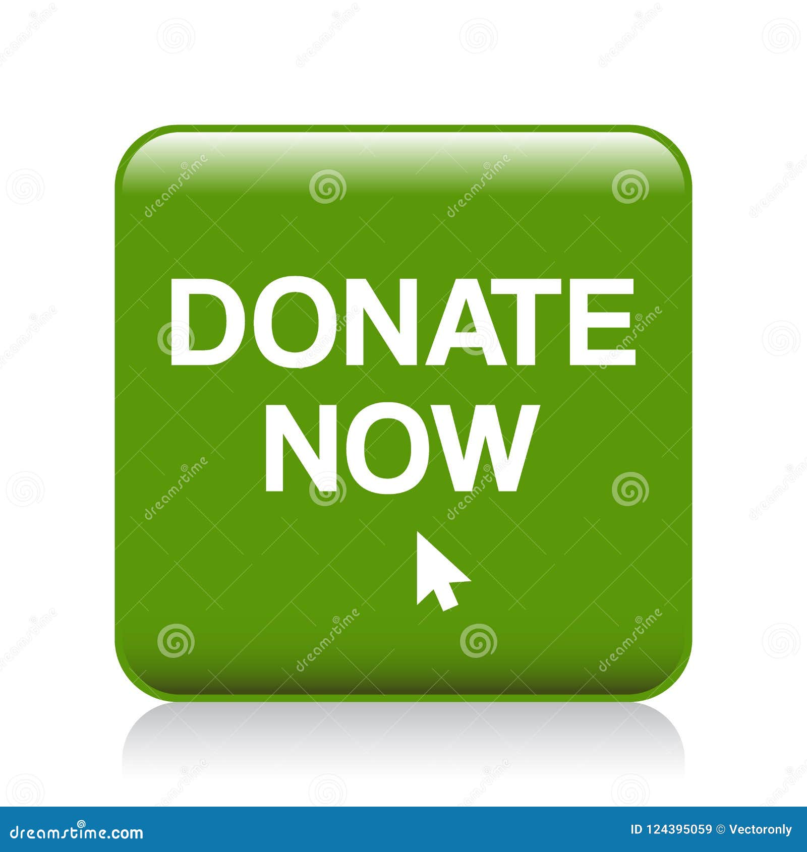 Donate now button stock illustration. Illustration of button - 124395059