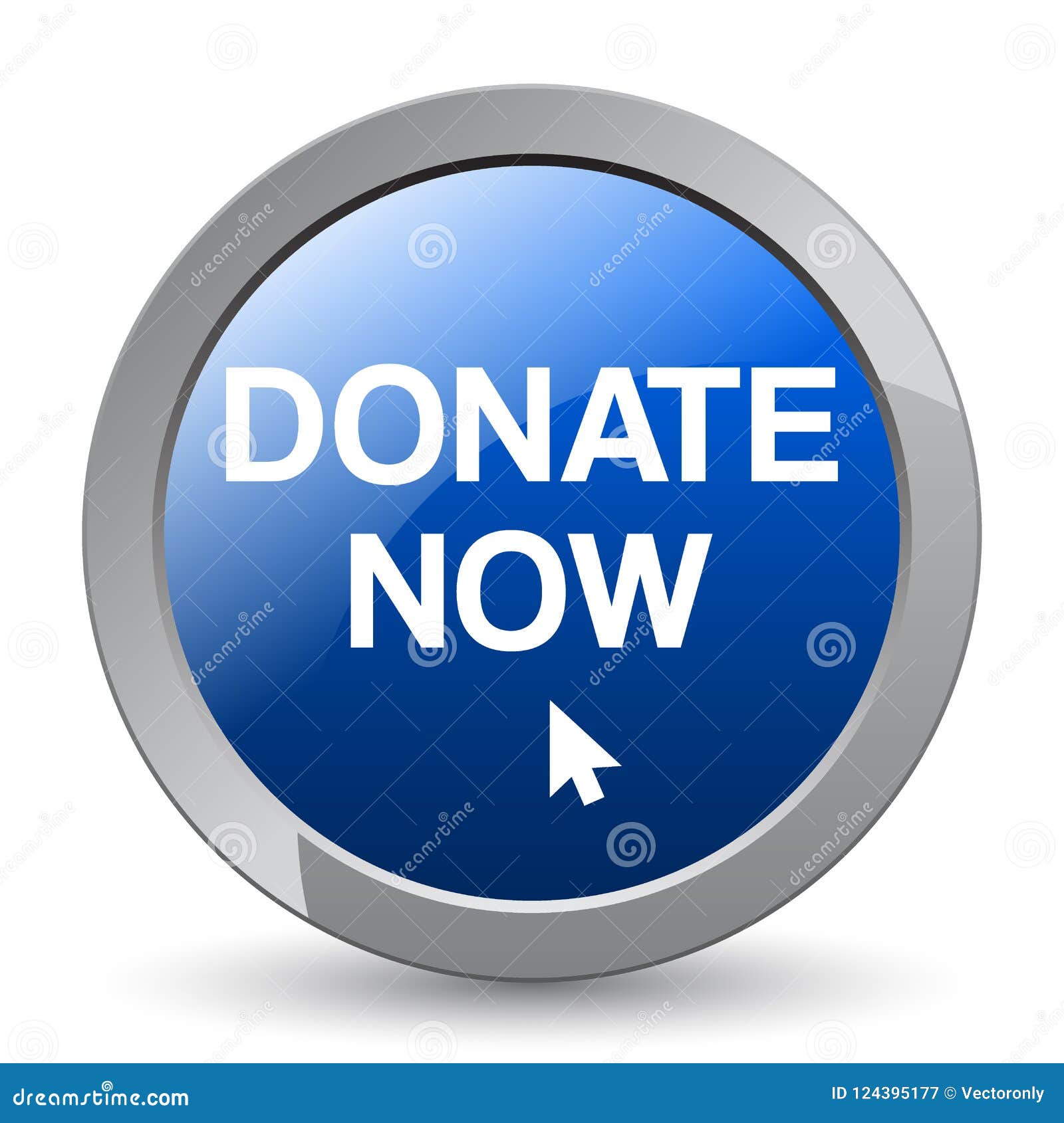 Donate now button stock illustration. Illustration of bank - 124395177