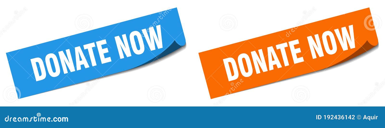 Donate Now Sticker. Donate Now Sign Set Stock Vector - Illustration of ...