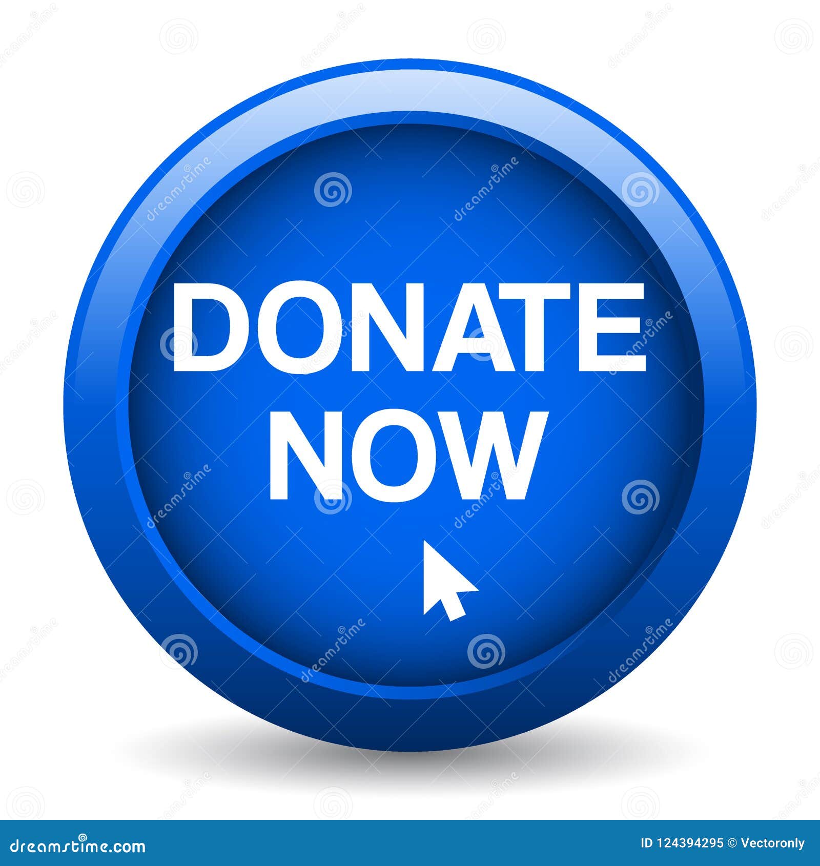 Donate now button stock illustration. Illustration of charitable ...