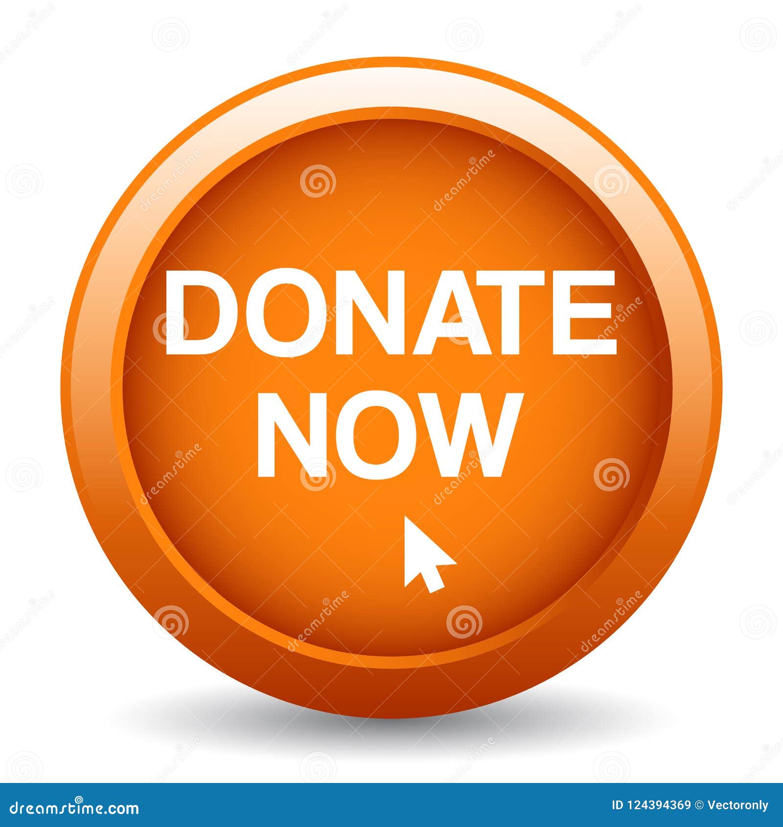 Donate now button stock illustration. Illustration of dolar - 124394369