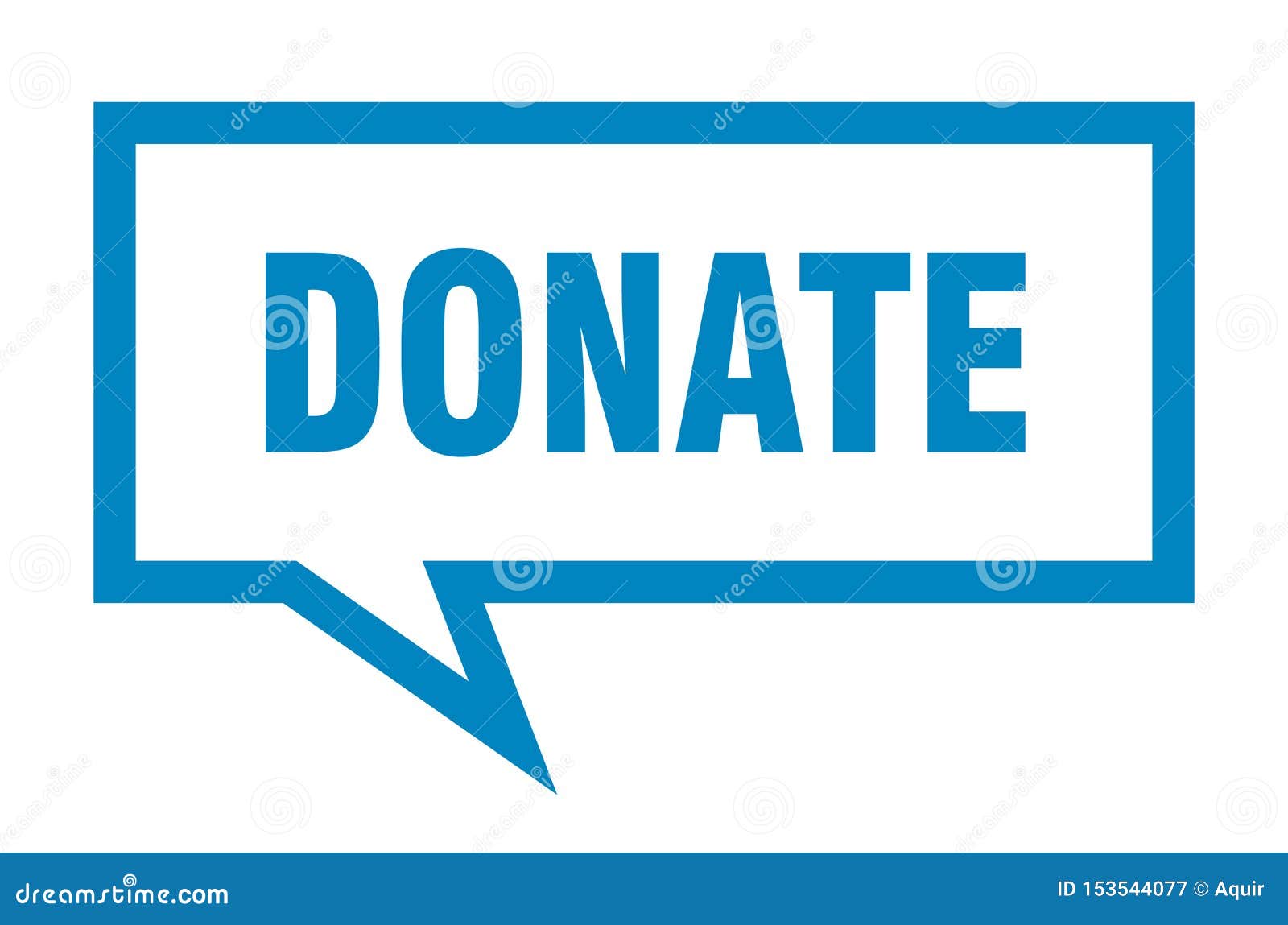 Donate speech bubble. stock vector. Illustration of textured - 153544077