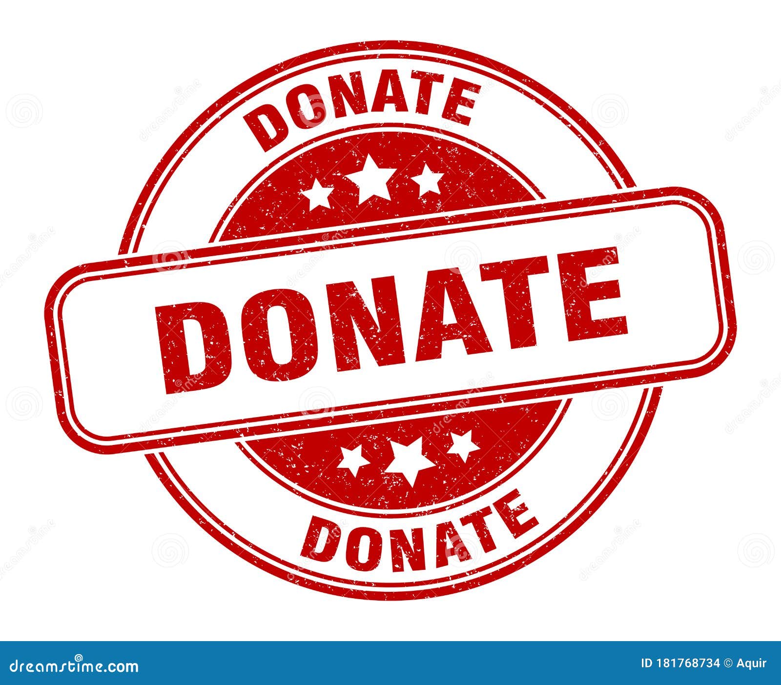 Donate Stamp. Donate Round Grunge Sign Stock Vector - Illustration of ...