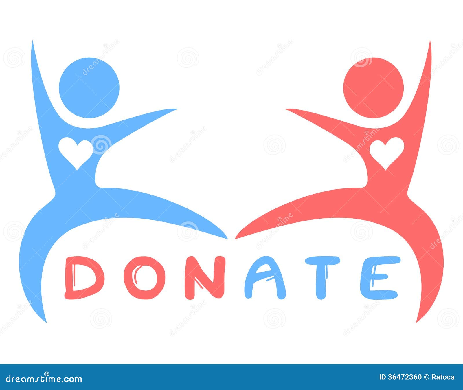 Donate symbol stock vector. Illustration of bequeath - 36472360