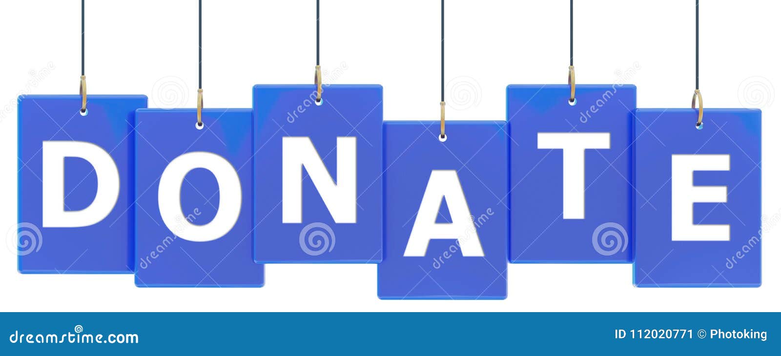 Donate tag banner stock illustration. Illustration of element - 112020771