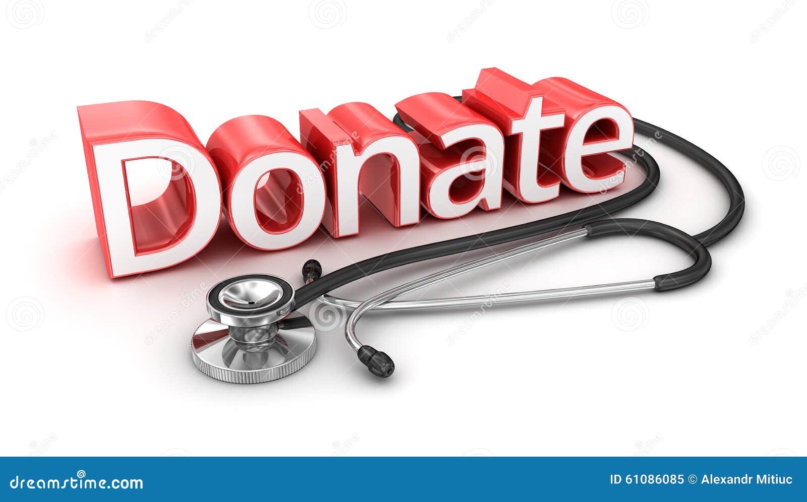 Donate text, 3d medicine stock illustration. Illustration of protection ...