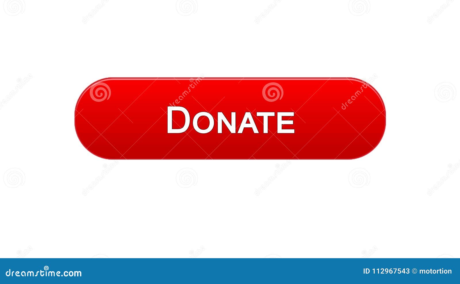 Donate Web Interface Button Red Color, Social Support, Fundraising ...