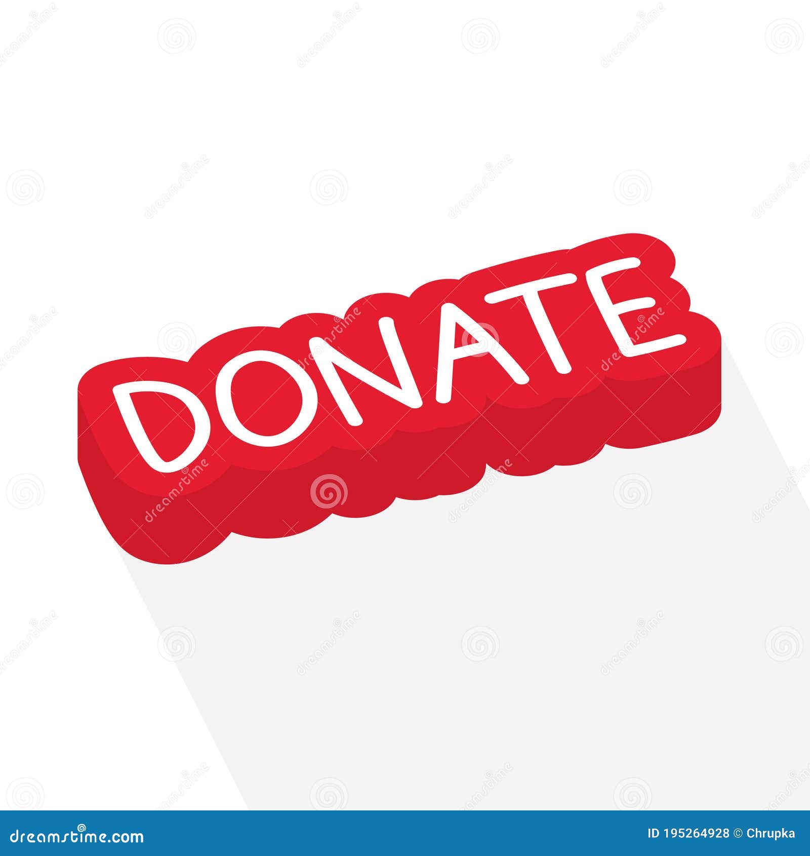 Donate word concept stock vector. Illustration of grants - 195264928