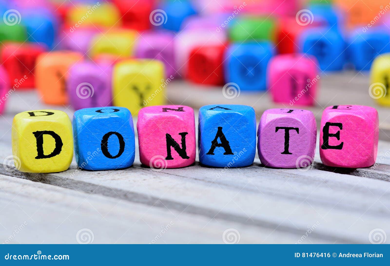 Donate word on table stock photo. Image of concept, foundation - 81476416