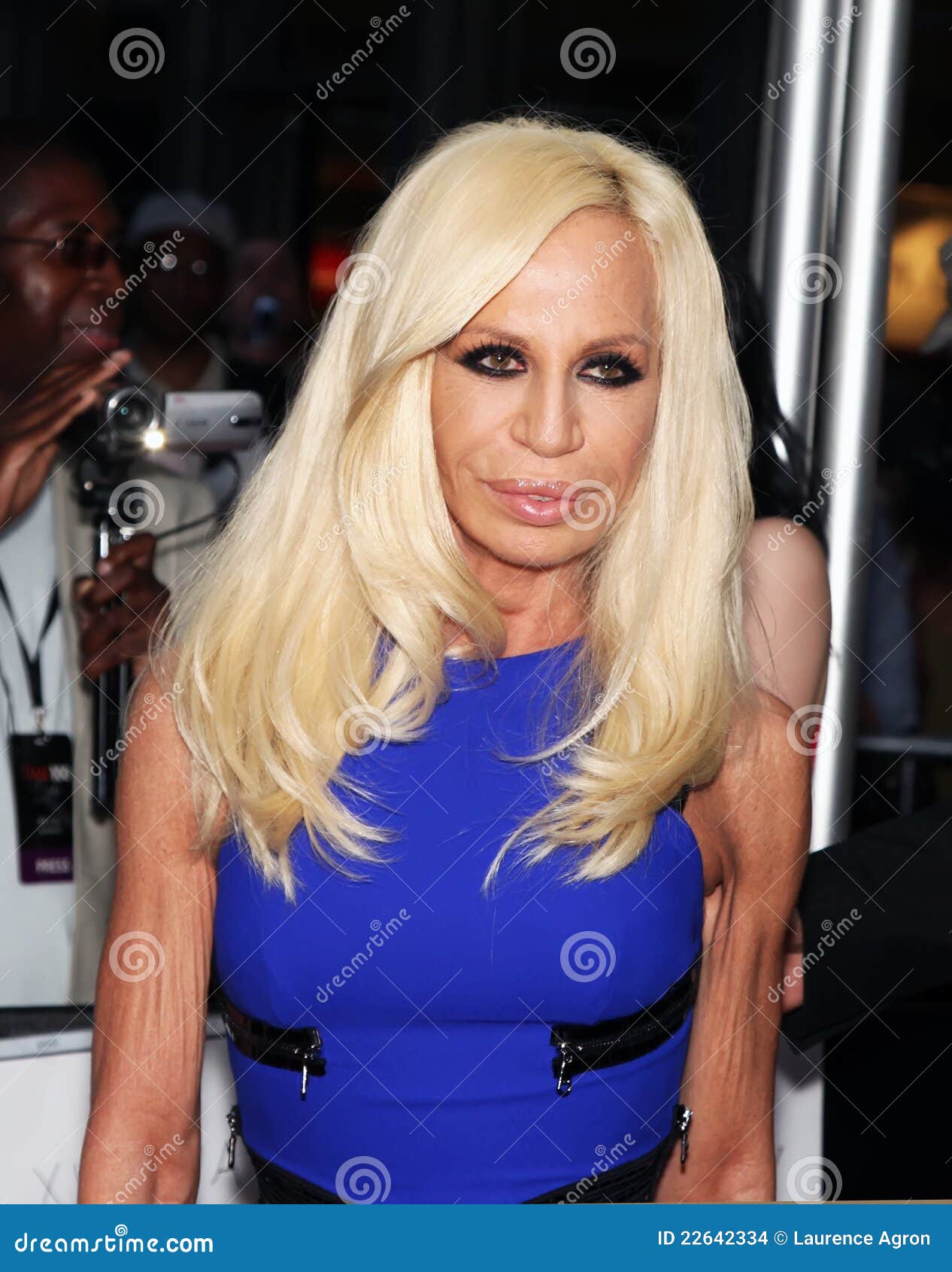 Donatella Versace editorial stock image. Image of marketer - 22642334