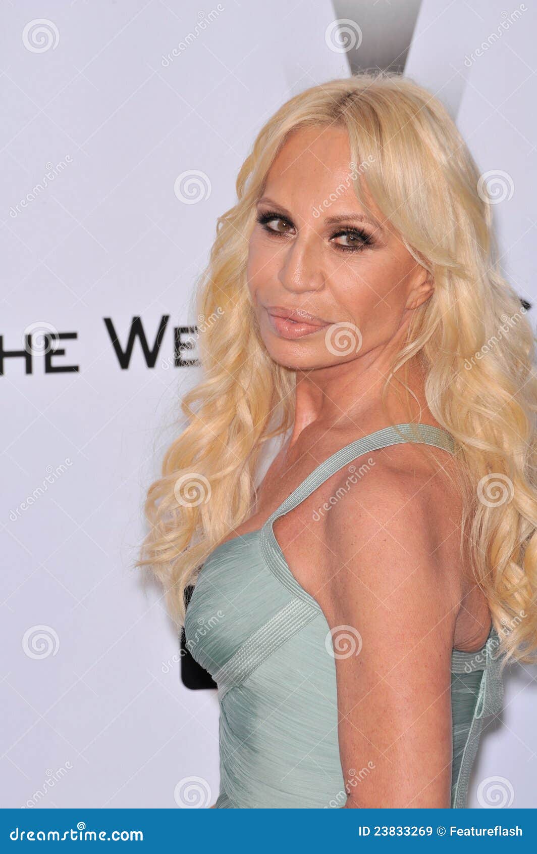 Donatella Versace editorial stock image. Image of film - 23833269