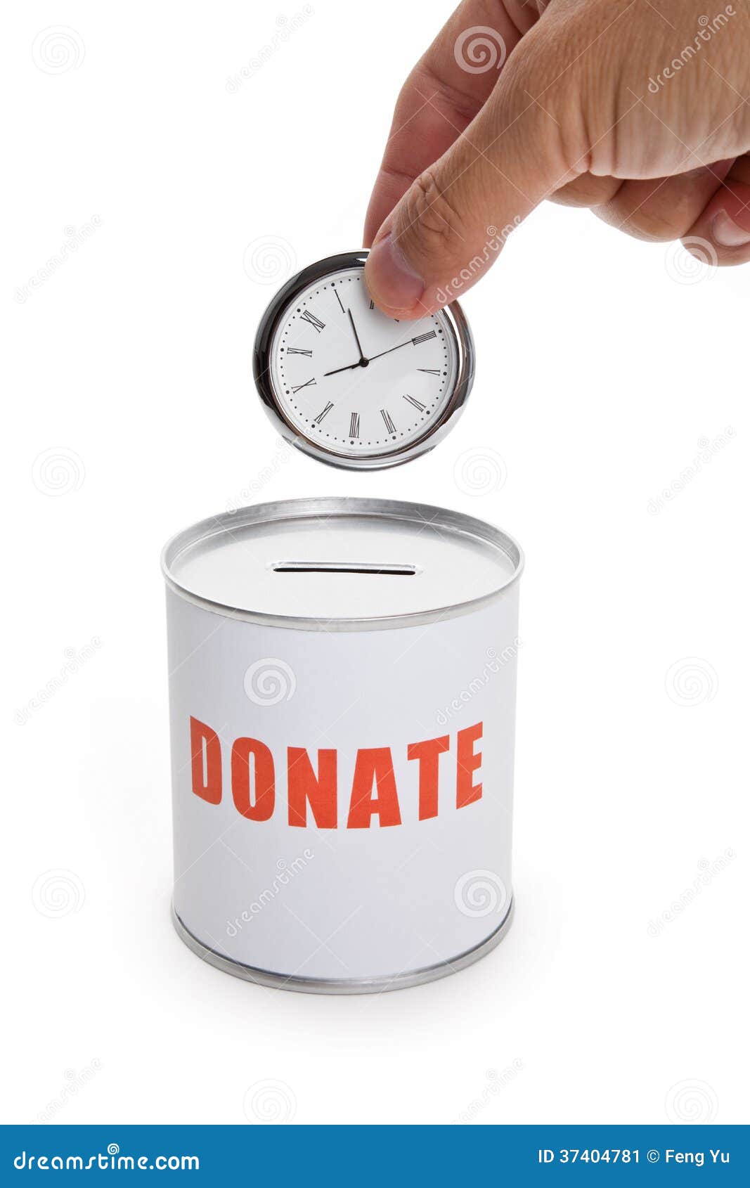 Donation Box and clock stock image. Image of giving, relief - 37404781