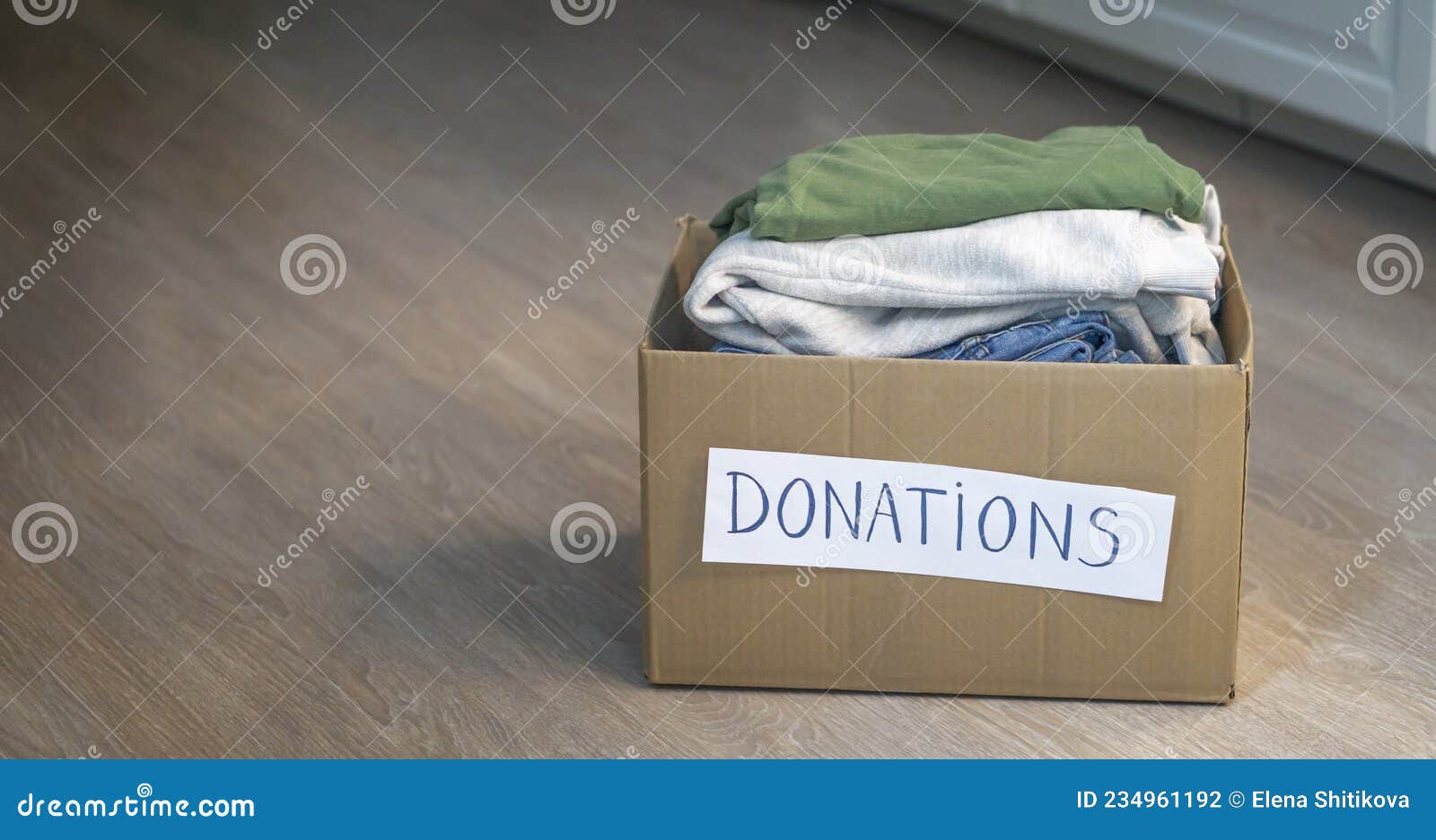 A Donation Box is on the Table. the Concept of Charity and Helping ...