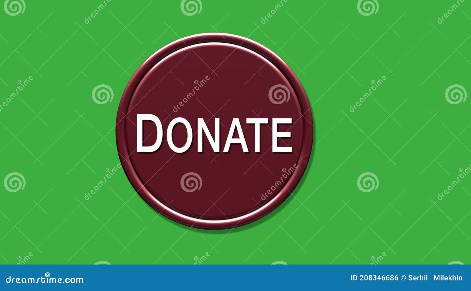 Donation Button. Donate Icon on Green Screen Stock Footage - Video of ...