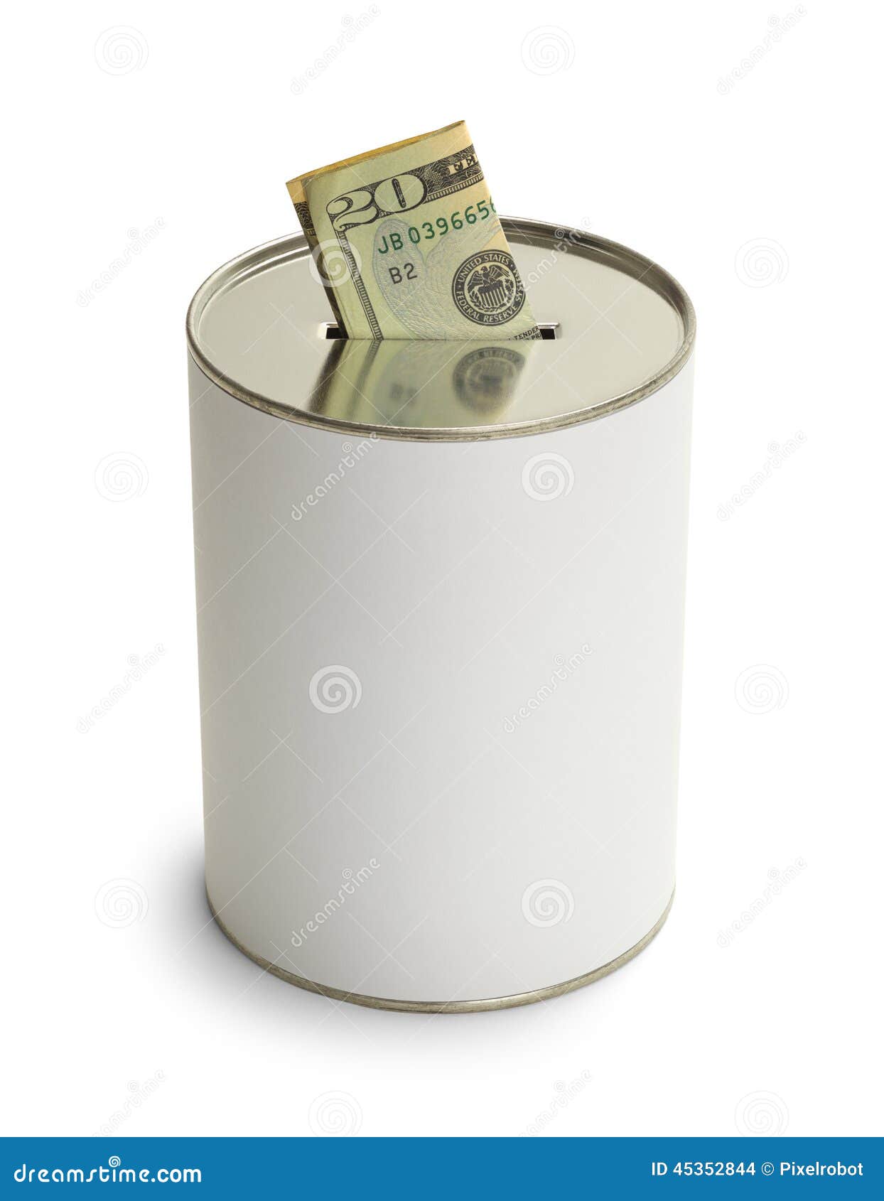 Donation Can stock photo. Image of copy, money, generous - 45352844
