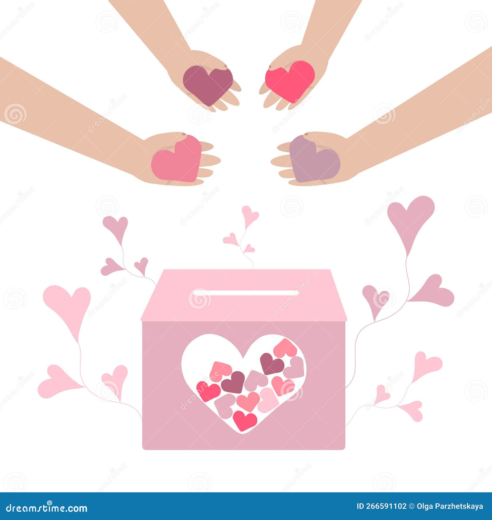 Donation and Charity Foundation Concept. Fundraising for those in Need ...