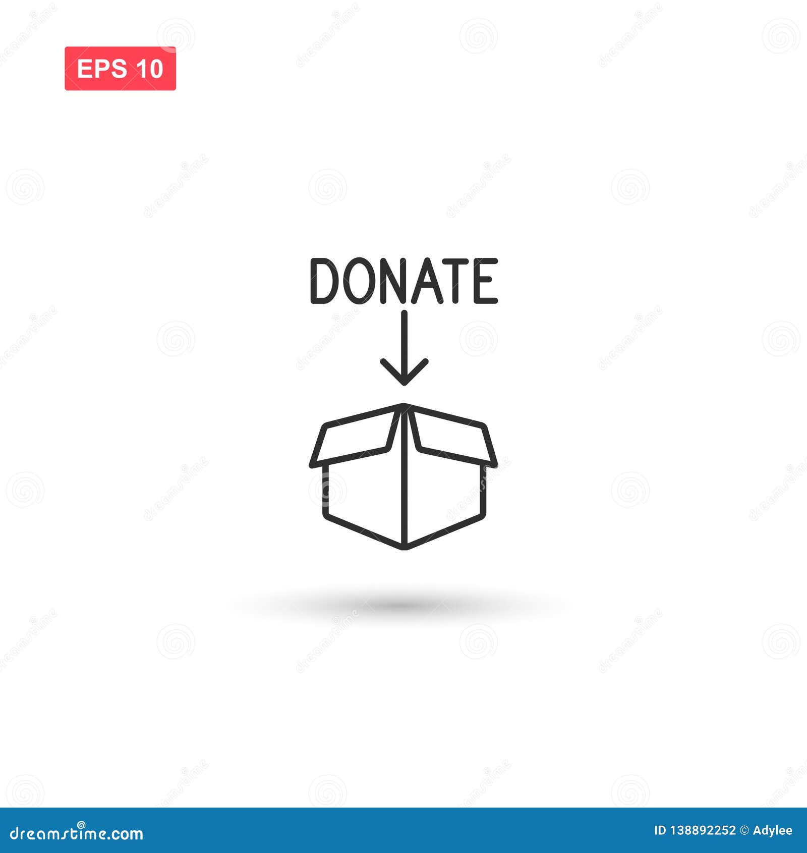 Donation Icon Vector Design Isolated 6 Stock Vector - Illustration of ...