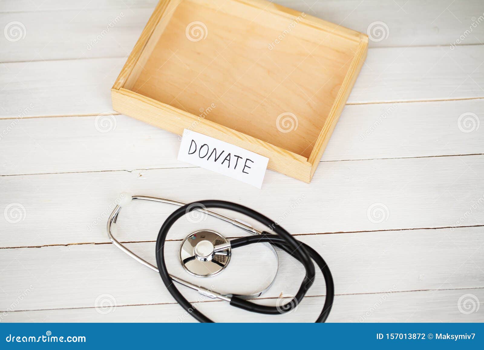 Donations and Charity. Donation Concept. a Donation Box on the White ...