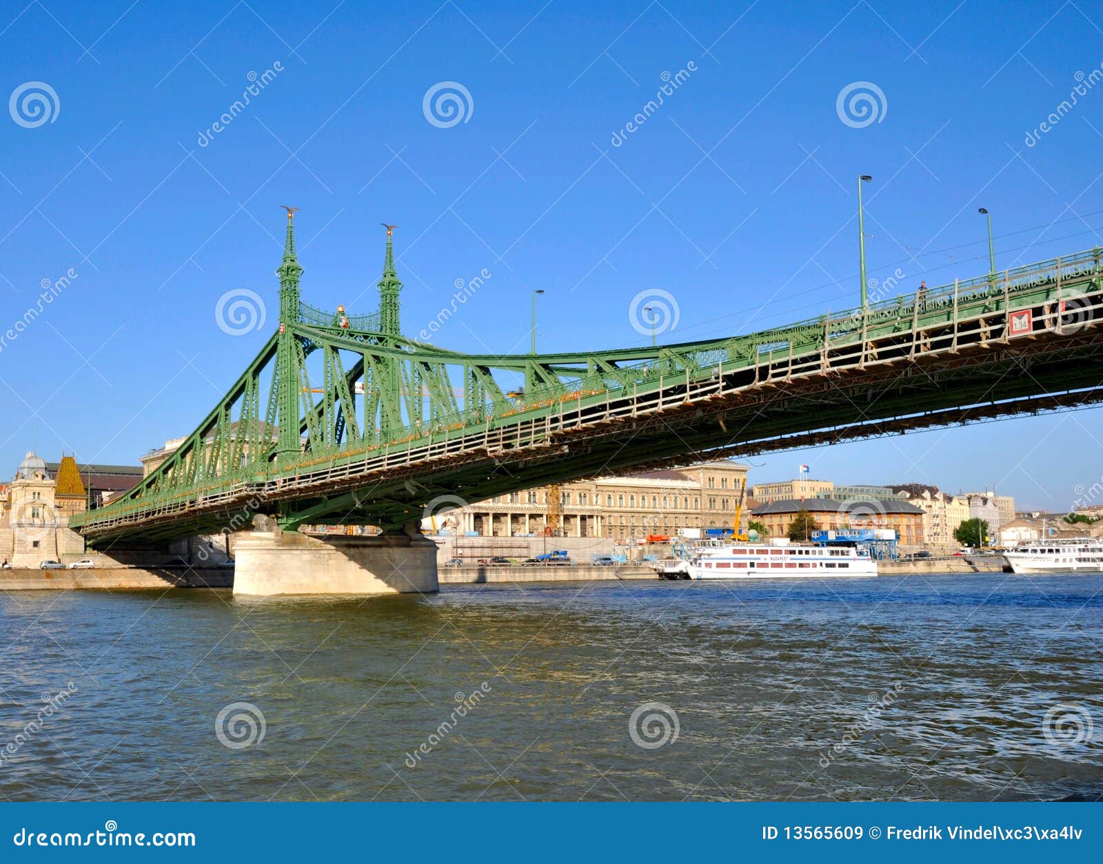 Donau bridge stock image. Image of sightseeing, donau - 13565609
