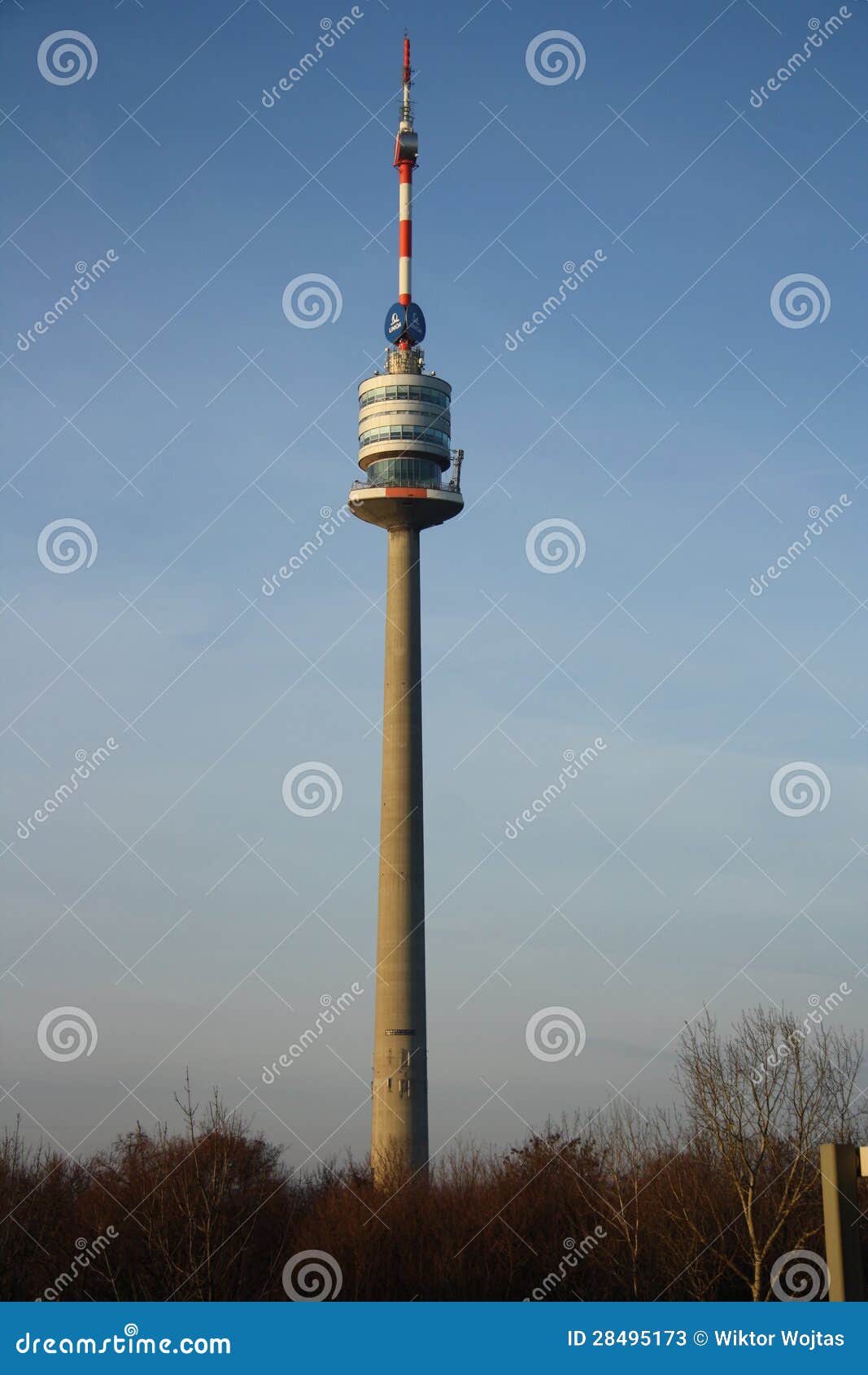 Donauturm / Danube Tower in Vienna Editorial Stock Photo - Image of ...