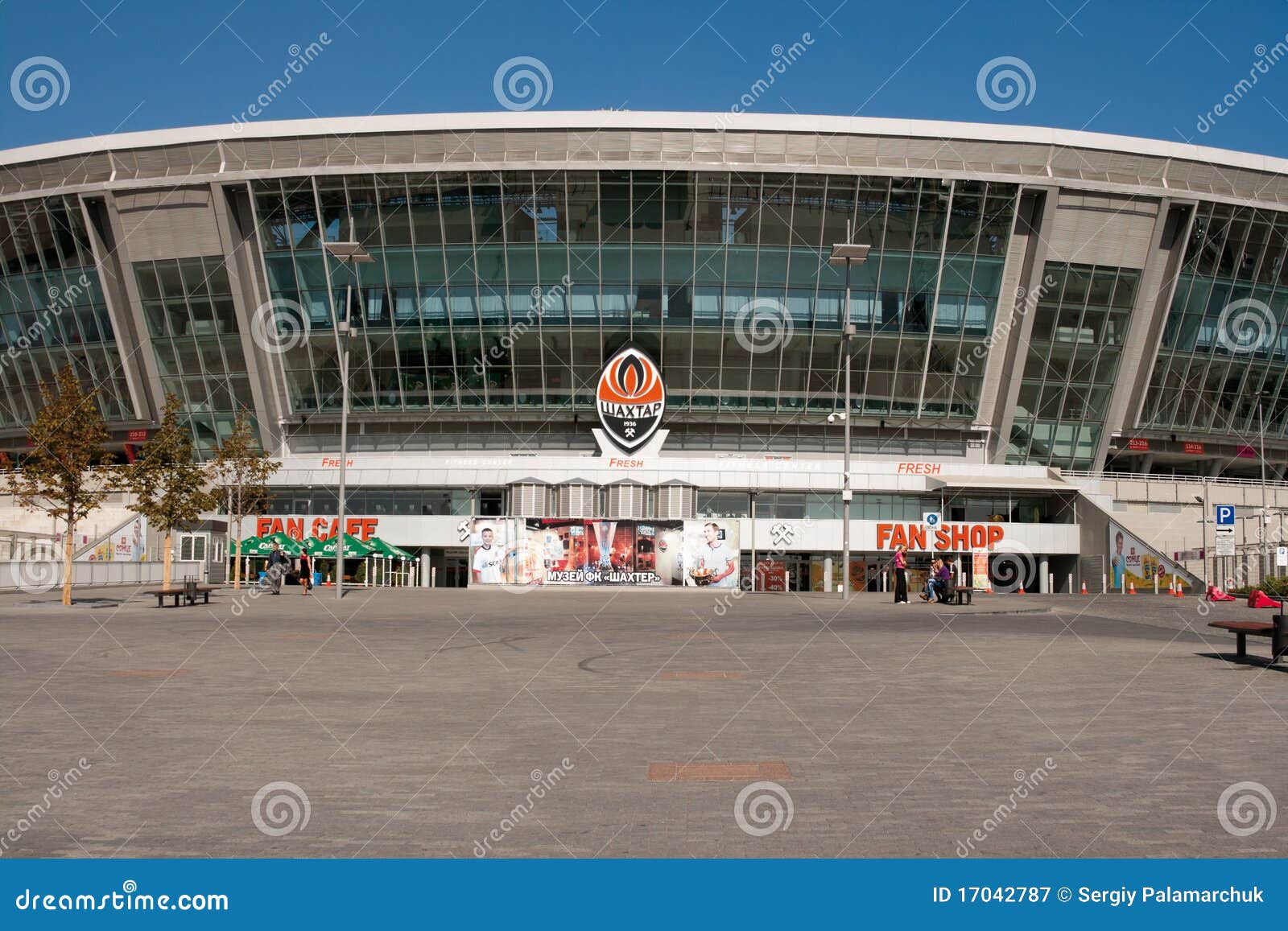 Donbass Arena: Ready for EURO 2012 Editorial Photography - Image of ...