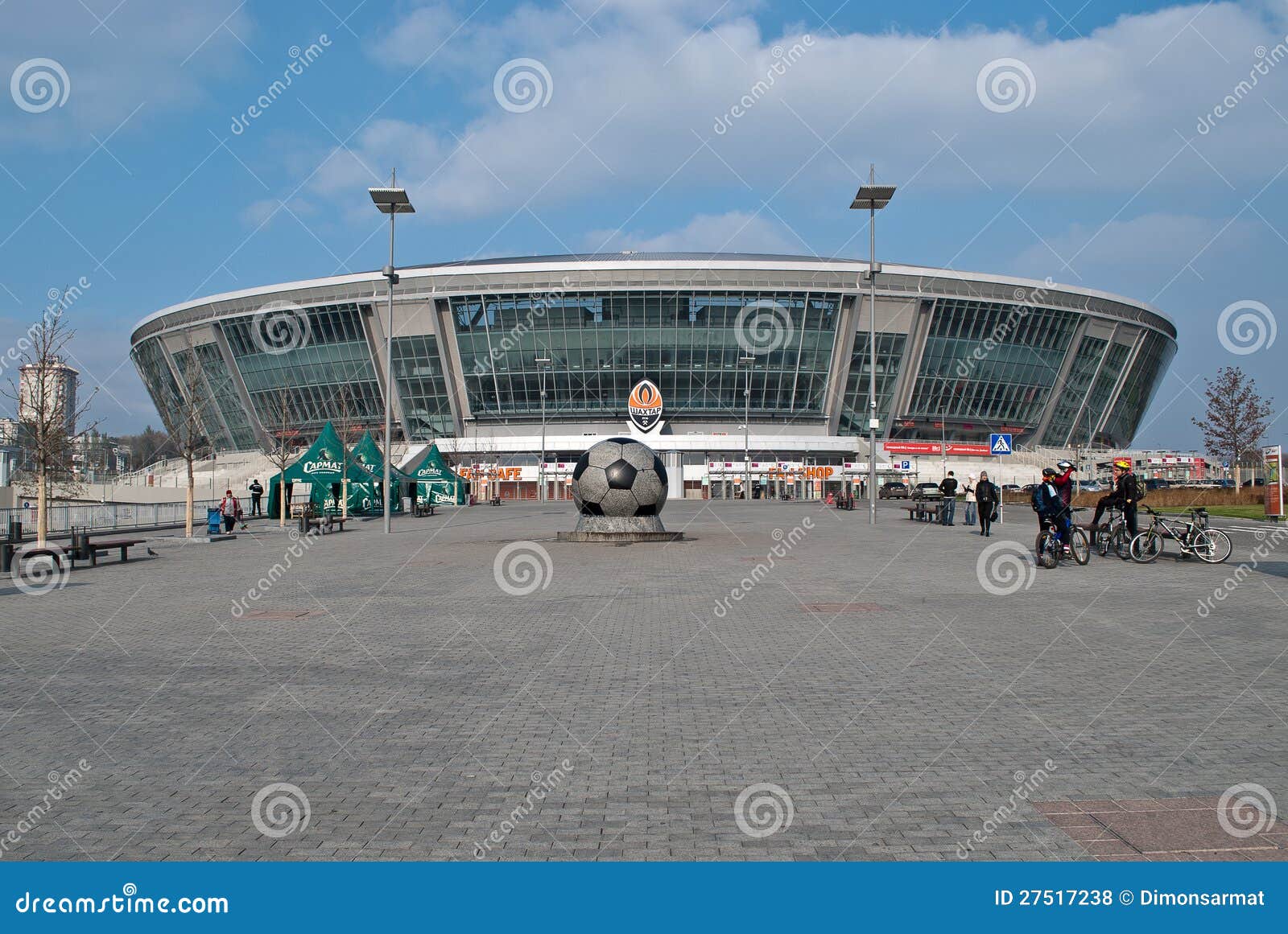 Donbass-arena stadium editorial stock photo. Image of football - 27517238