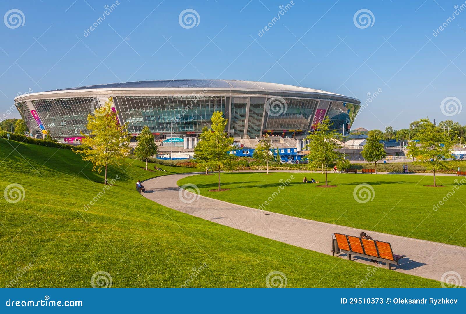 Donbass Arena stadium editorial stock photo. Image of euro - 29510373