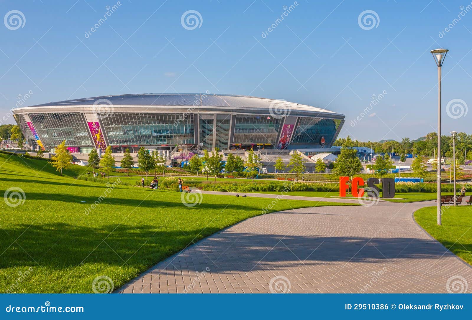 Donbass Arena stadium editorial photo. Image of emotion - 29510386