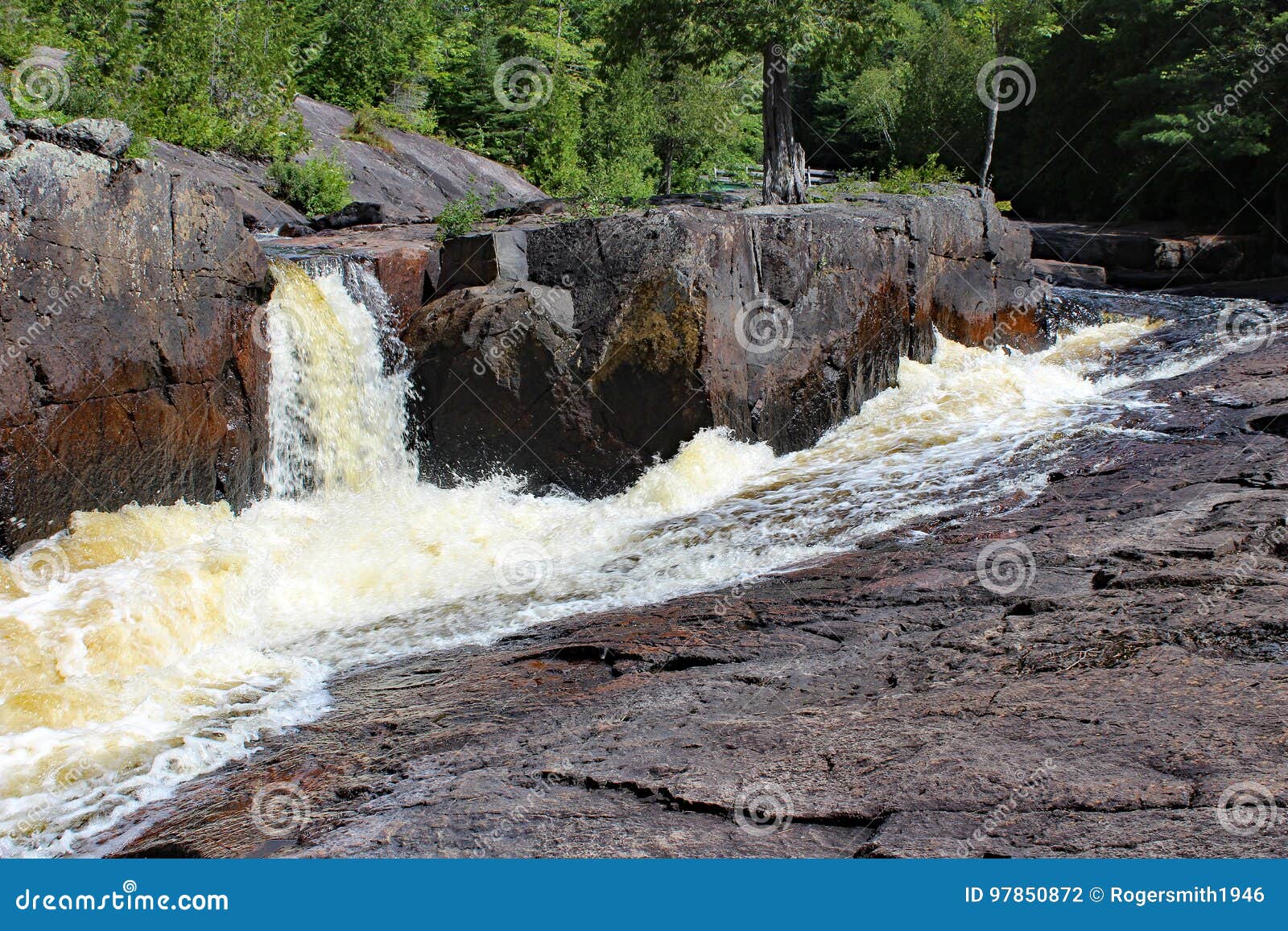 Doncaster river cascades stock photo. Image of cascade - 97850872