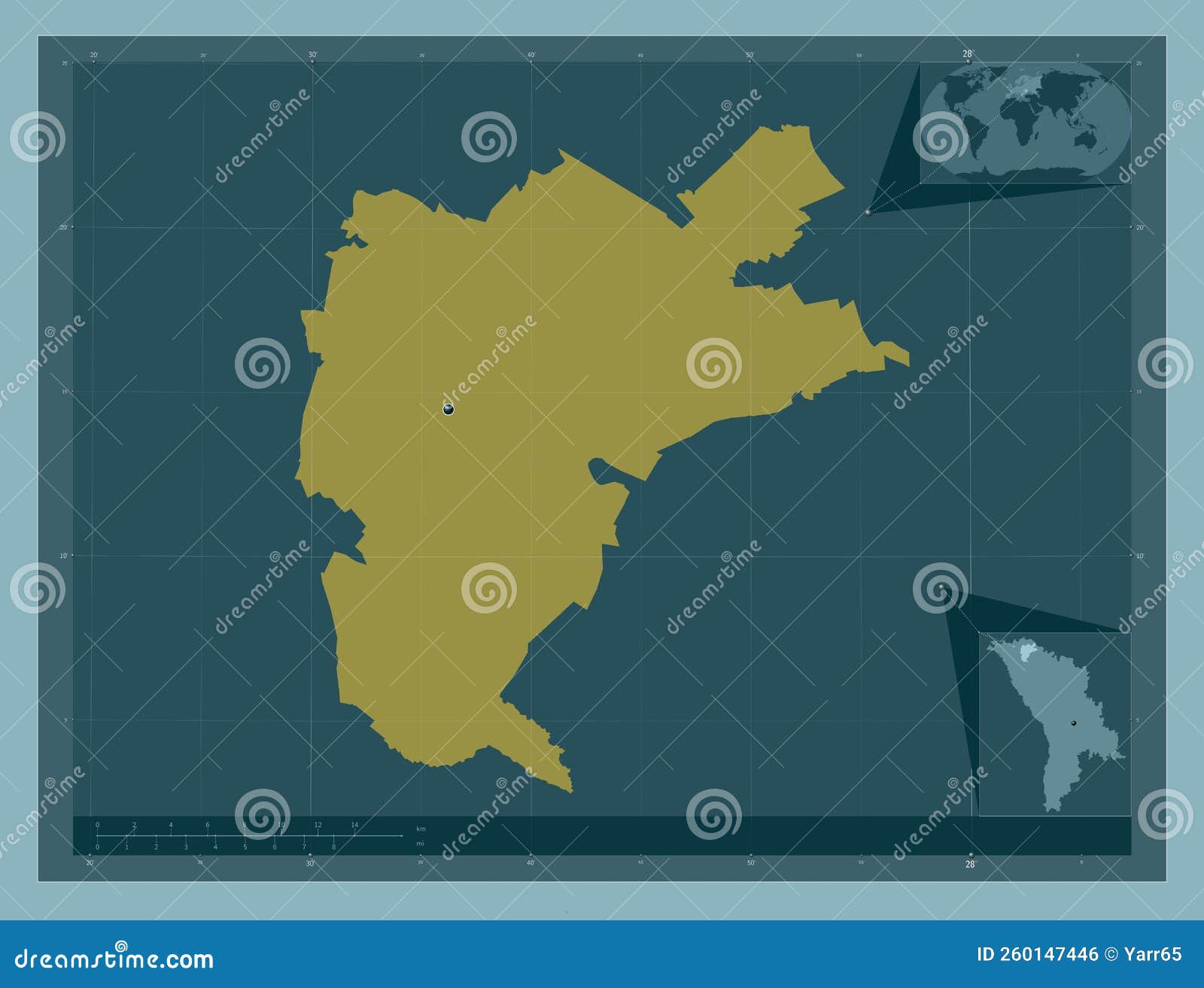 Donduseni, Moldova. Solid. Capital Stock Illustration - Illustration of ...