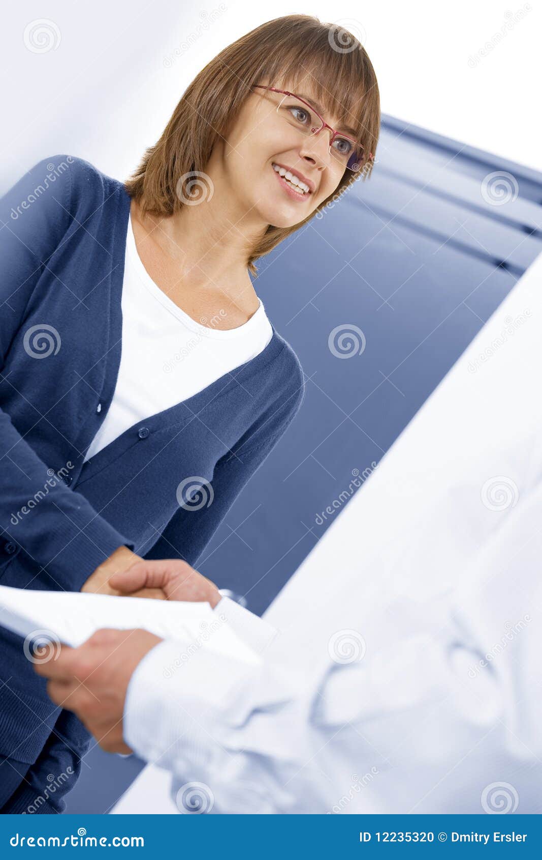 Done stock photo. Image of entrepreneur, discuss, contract - 12235320