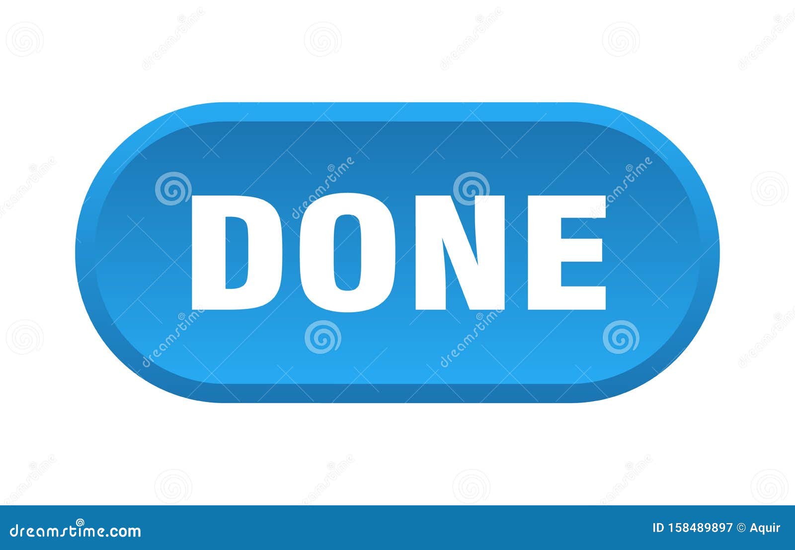 Done button stock vector. Illustration of peeler, isolated - 158489897