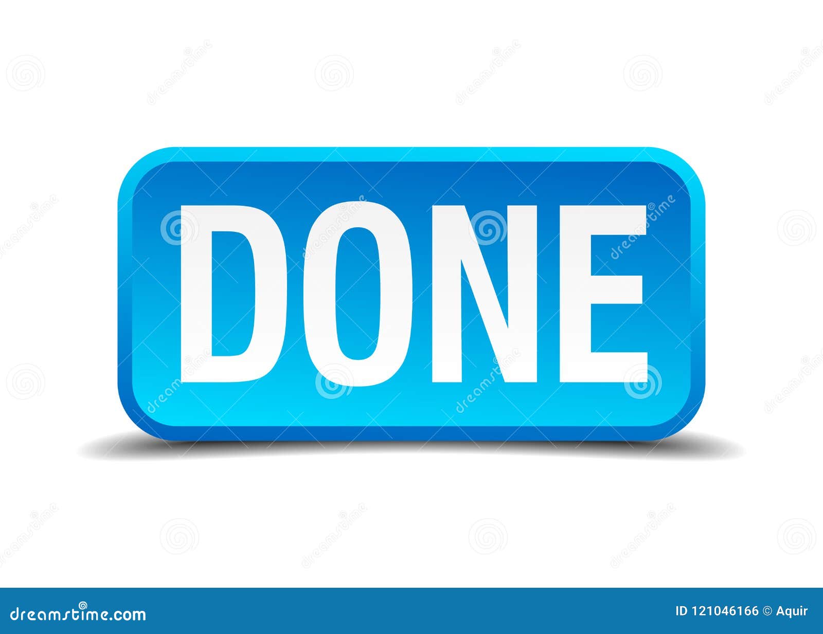 Done button stock vector. Illustration of shiny, button - 121046166