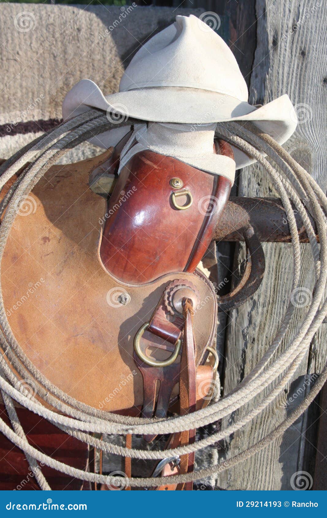 Done for the day stock image. Image of rancher, cowboy - 29214193