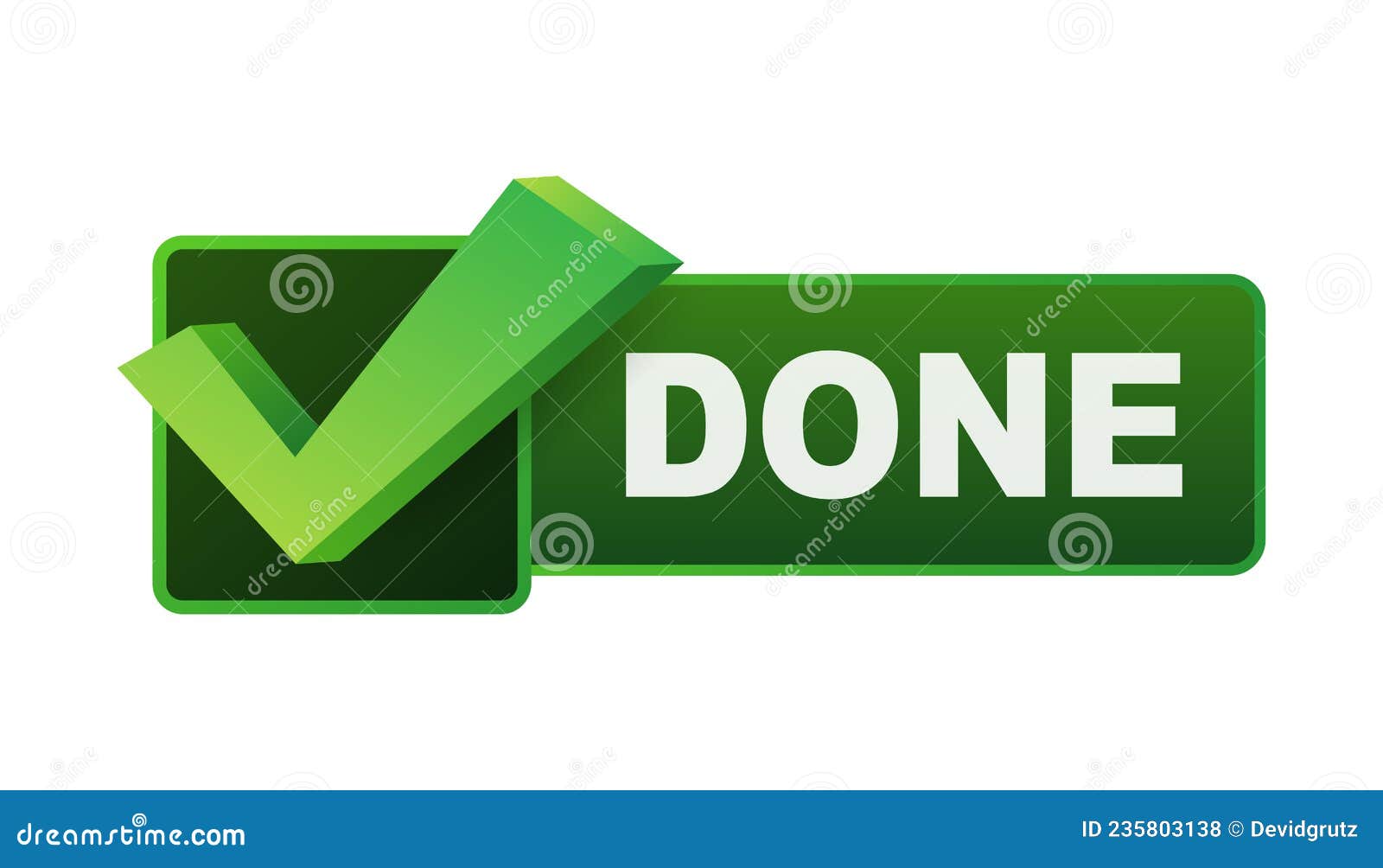 Done Green Sign Icon for Web and App. Check Mark Sign Stock Vector ...