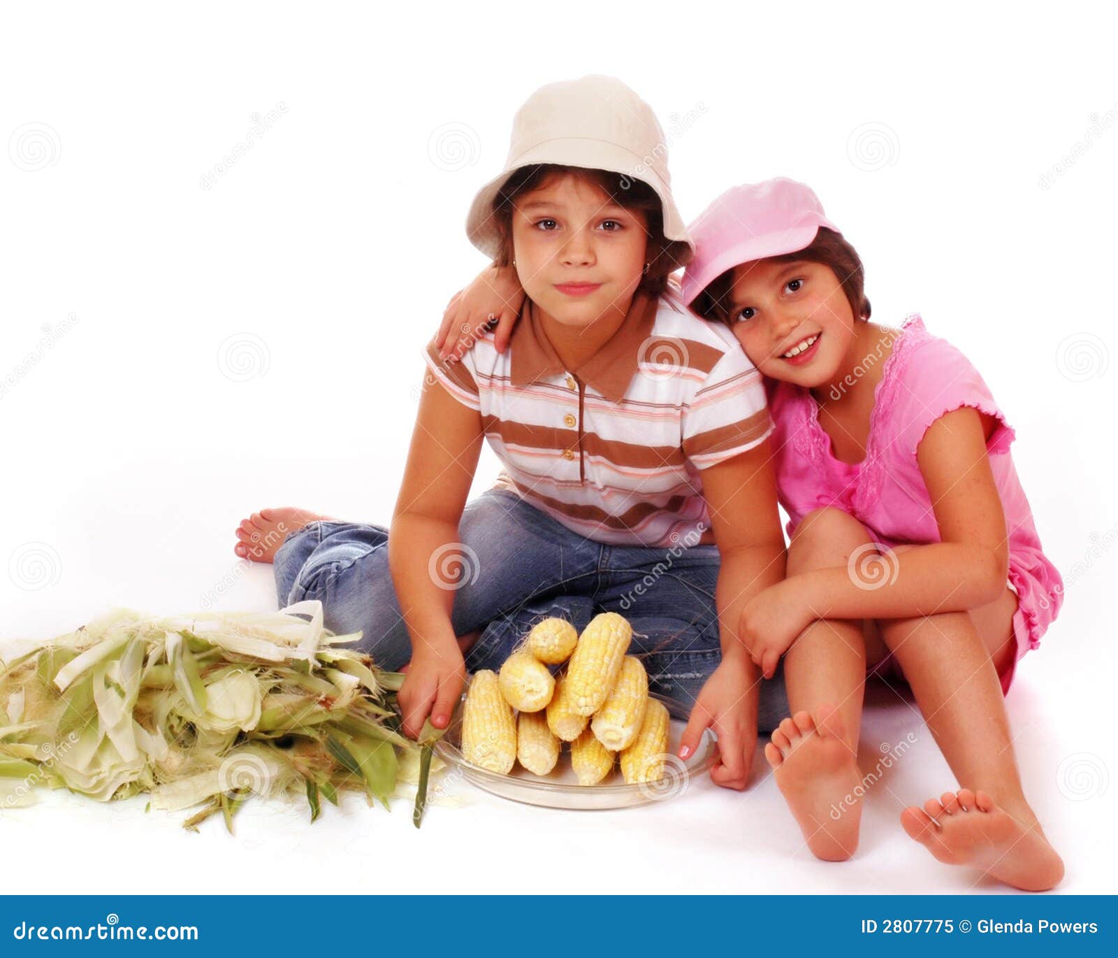 Done Husking Corn stock image. Image of healthy, family - 2807775