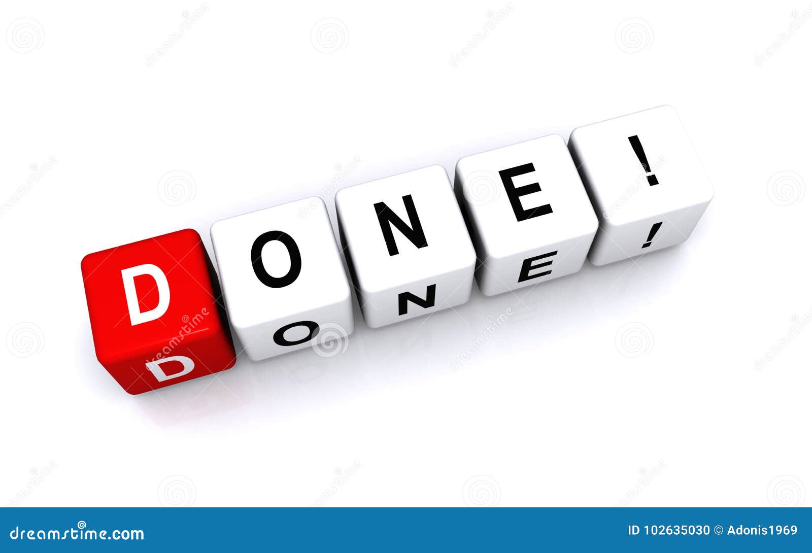 Done in kids blocks stock illustration. Illustration of illustrated ...