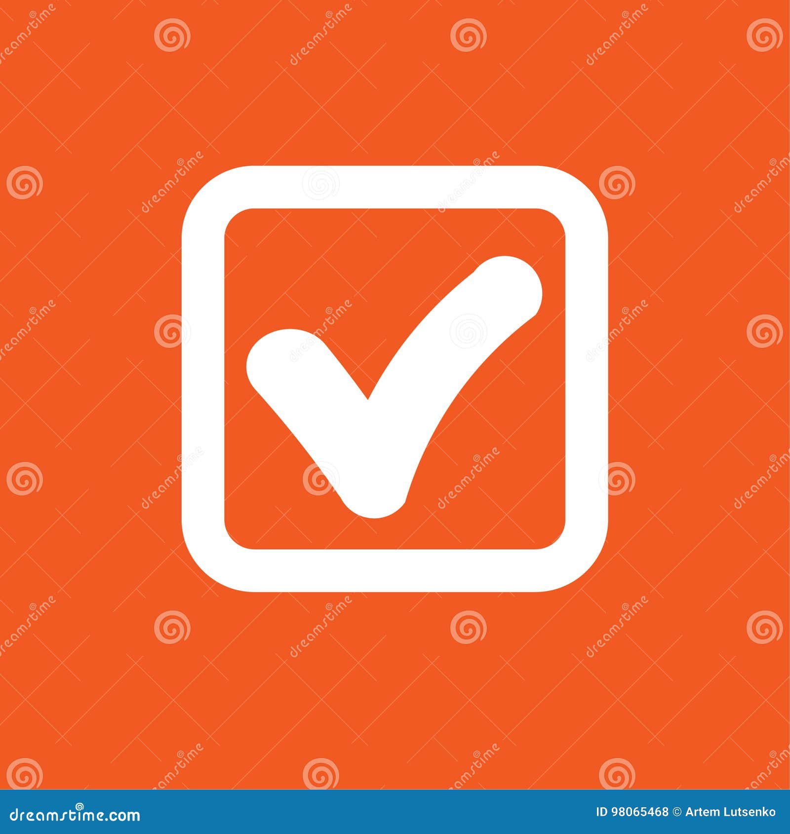 Done Marker Icon Simple Illustration Stock Vector - Illustration of ...