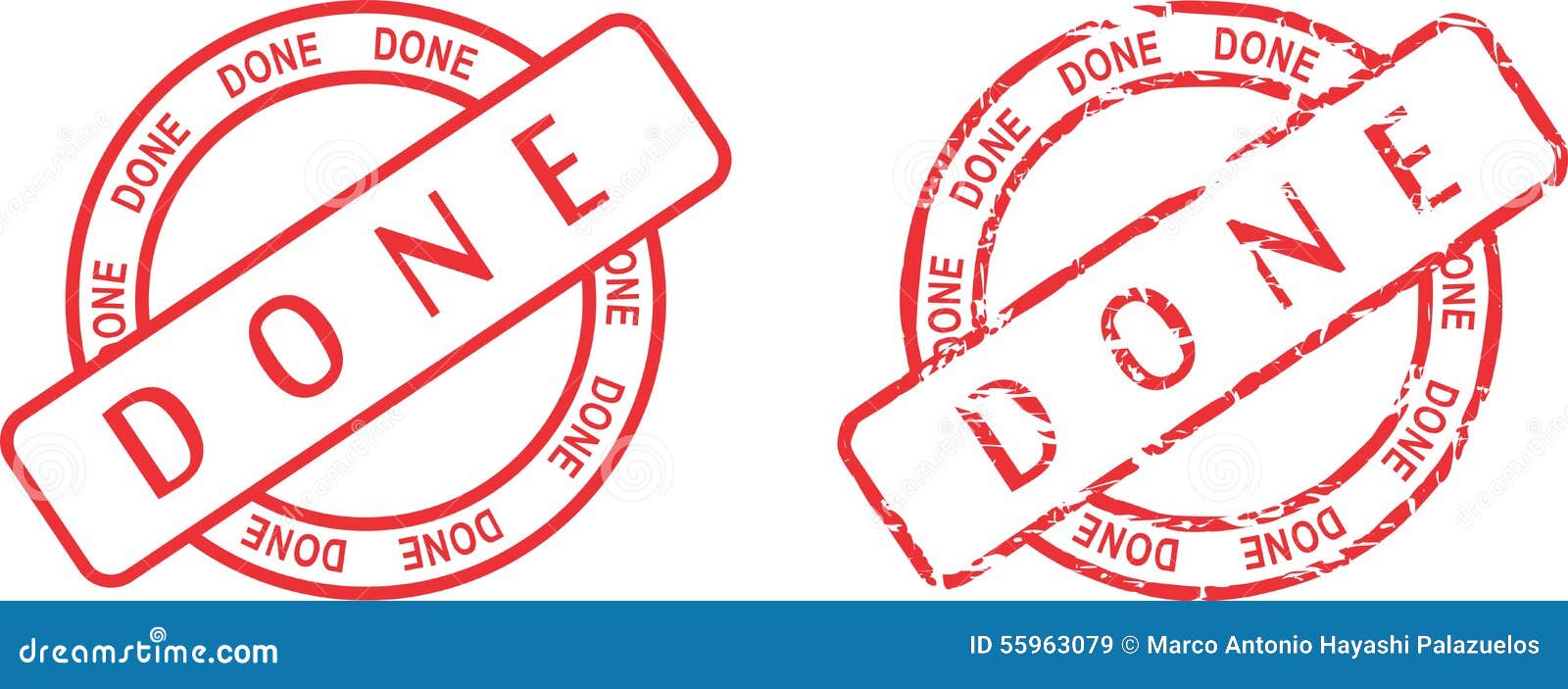 Done red stamp sticker stock vector. Illustration of stencil - 55963079