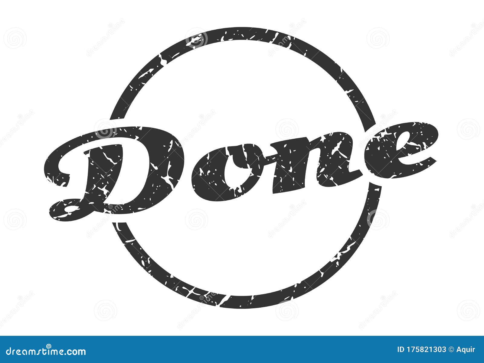 Done Sign. Done Round Vintage Stamp Stock Vector - Illustration of ...