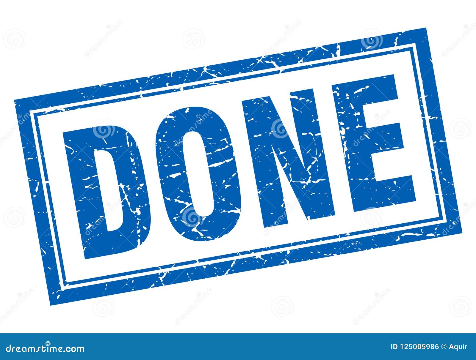 Done stamp stock vector. Illustration of sign, square - 125005986