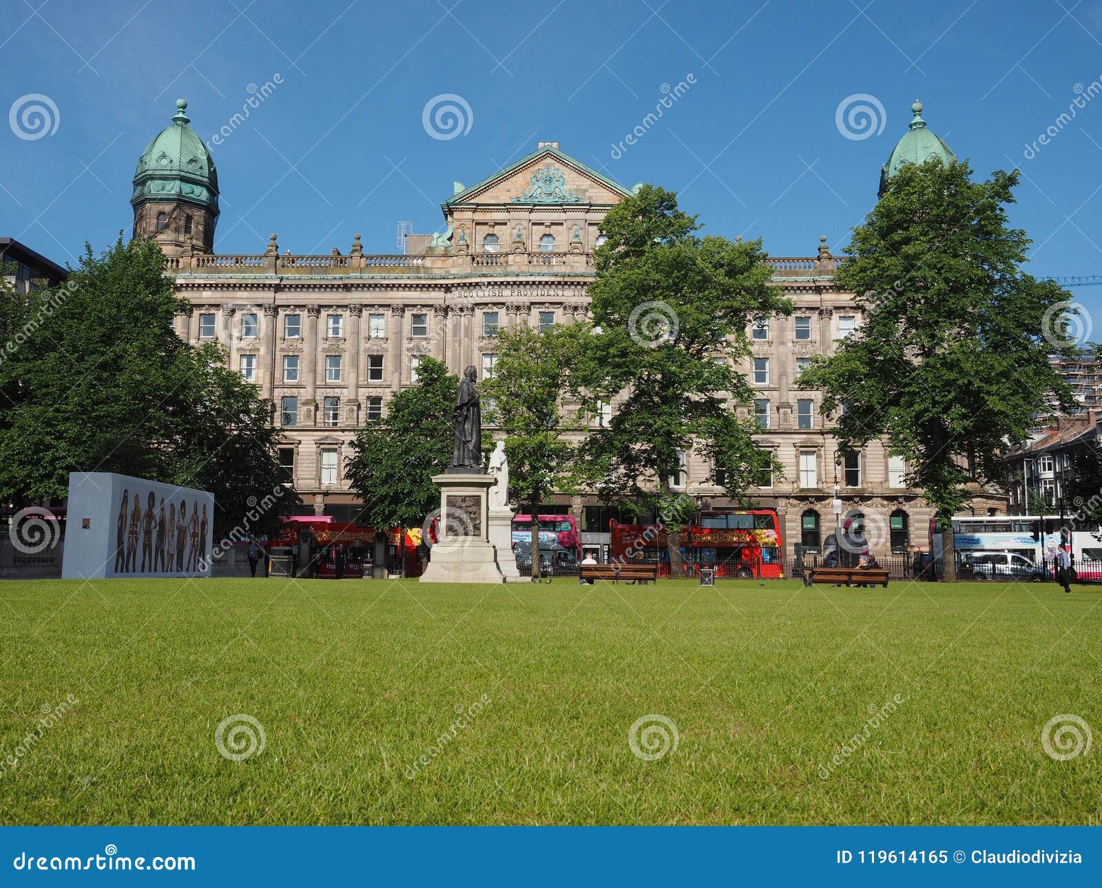 Donegall Square in Belfast editorial image. Image of architecture ...