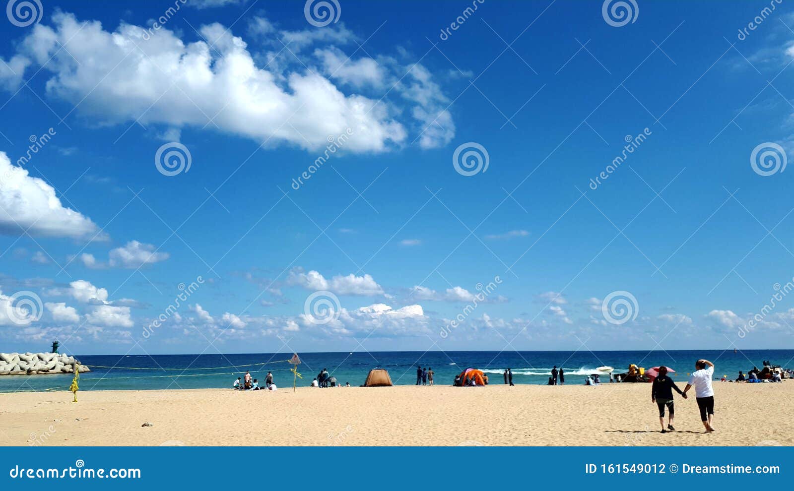 Donghae Beach in South Korea Sunrise Stock Photo - Image of donghae ...