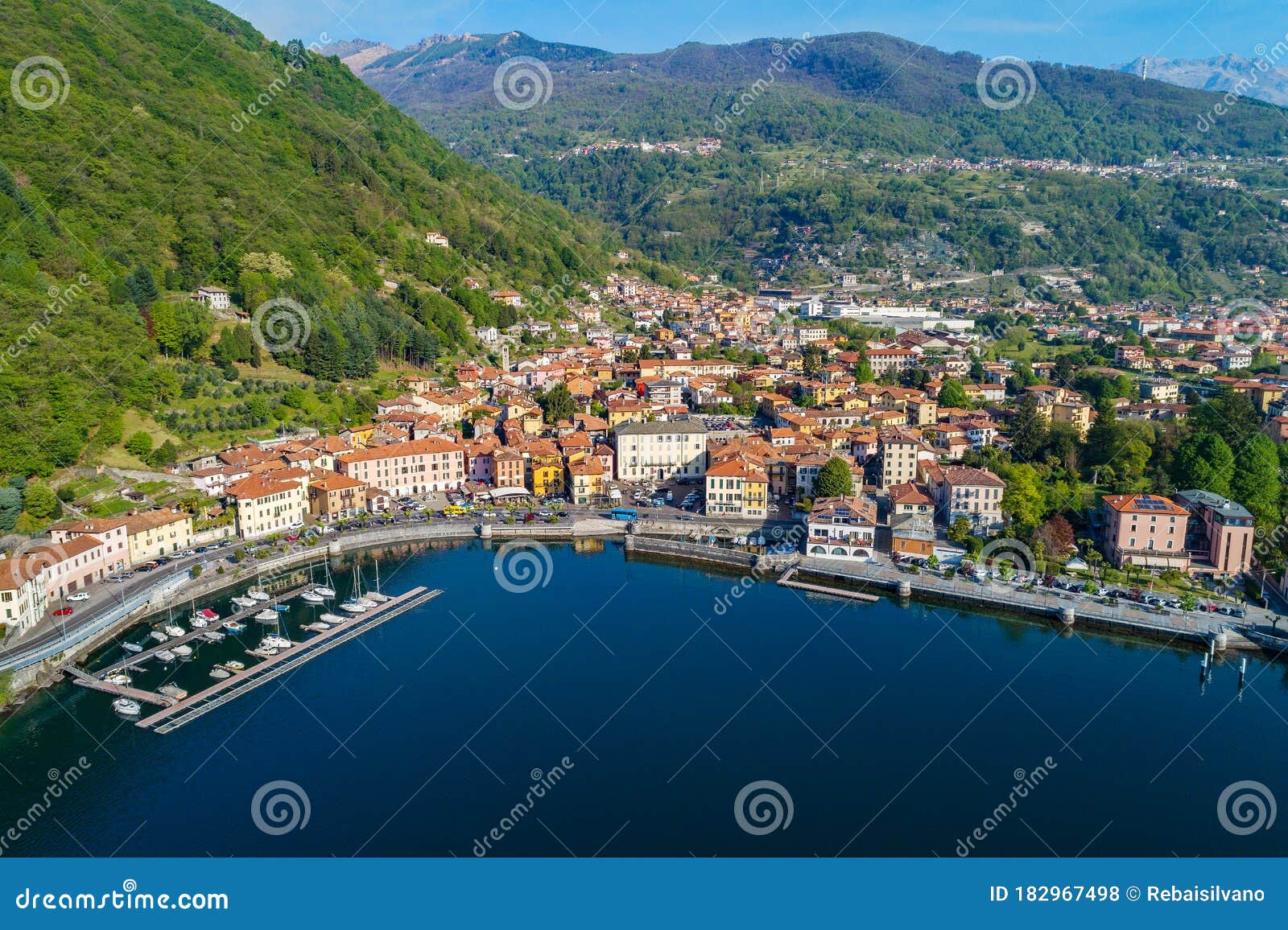Dongo - Lake Como it stock photo. Image of blue, como - 182967498