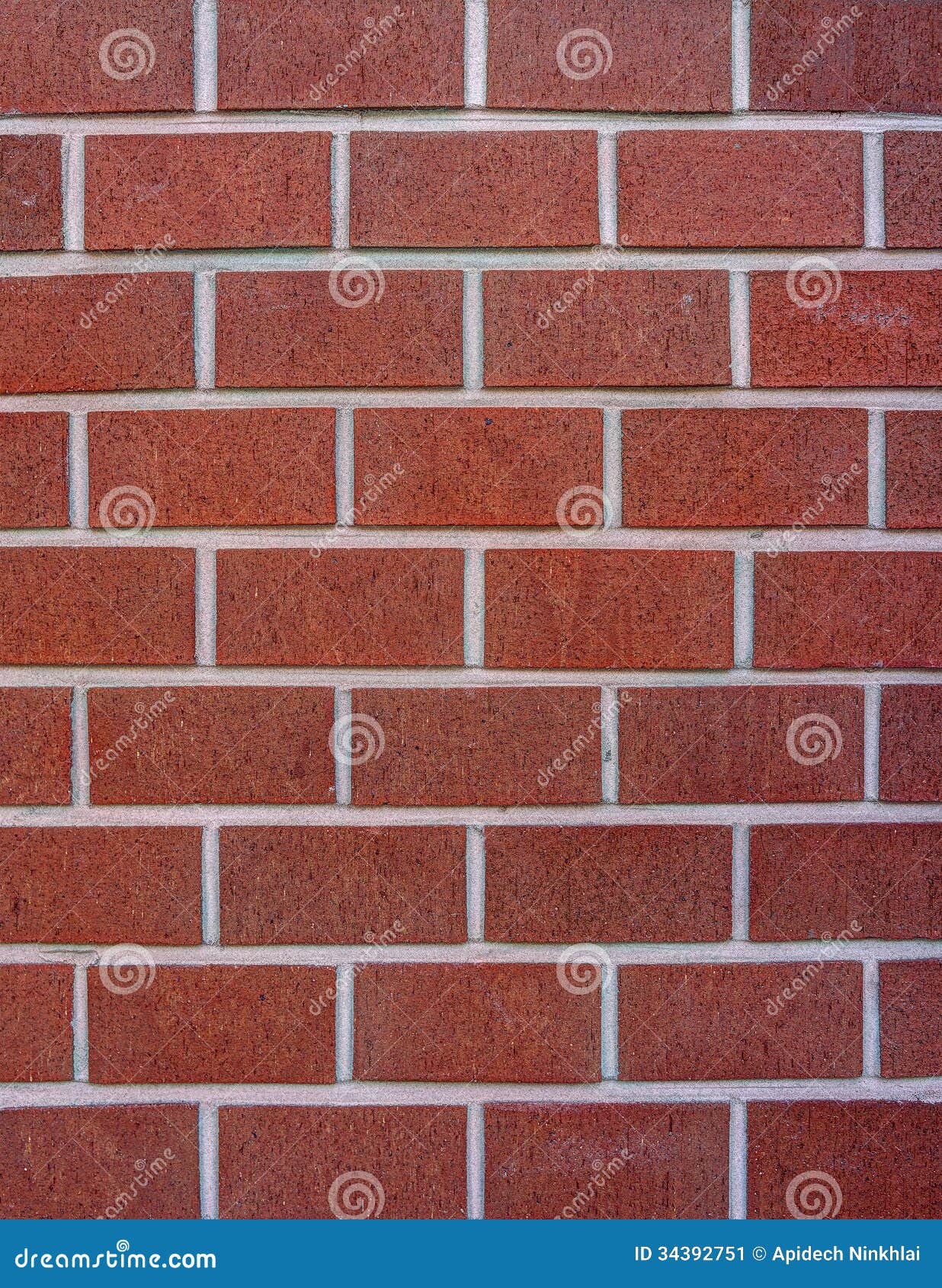 Donkerrode Blokbakstenen Muur Stock Afbeelding - Image of bouw, klei ...