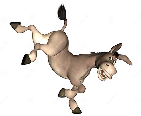 Donkey Cartoon stock illustration. Illustration of ears - 22746513