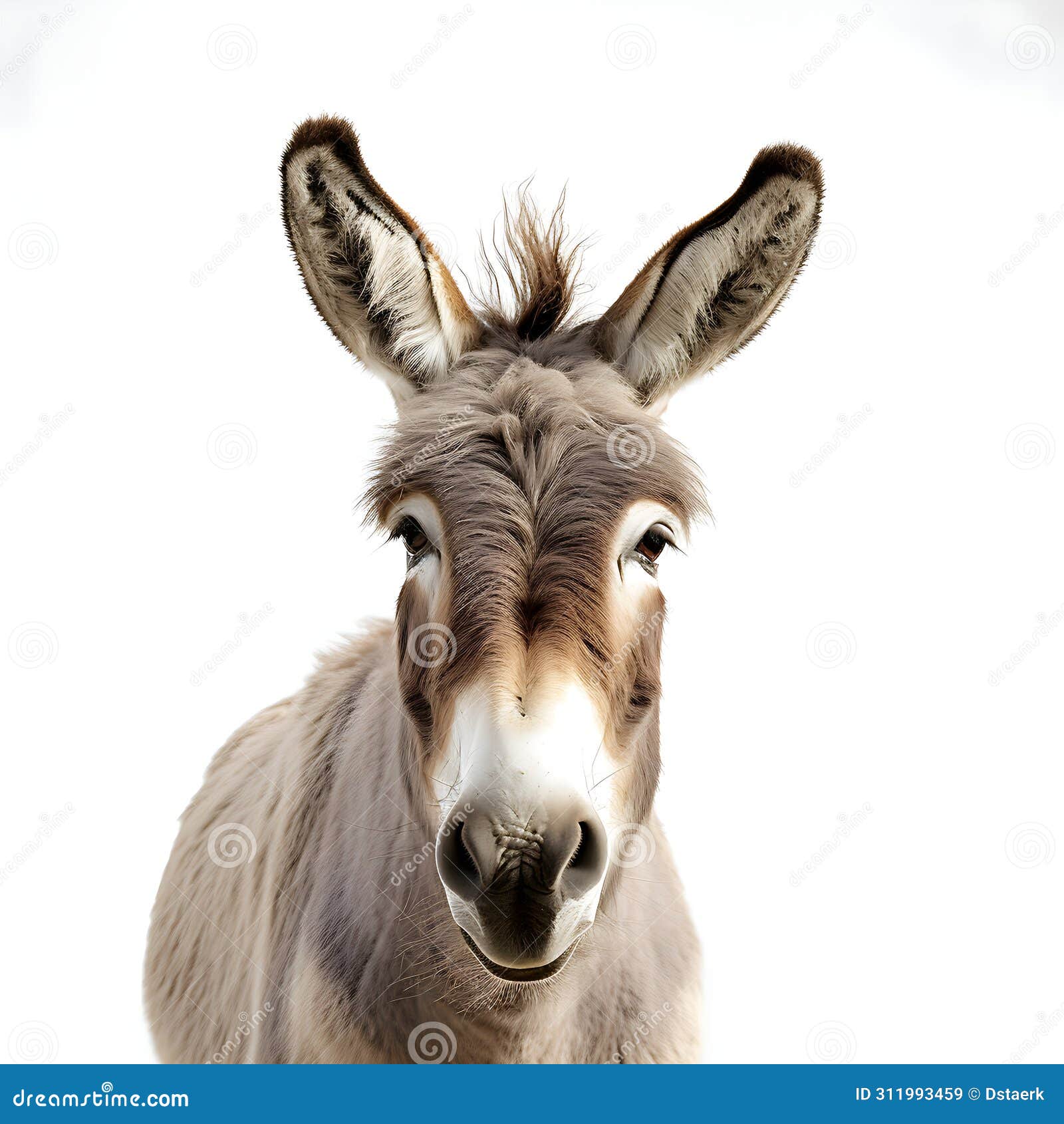 Photo of a Donkey Generated by Artificial Intelligence Stock ...